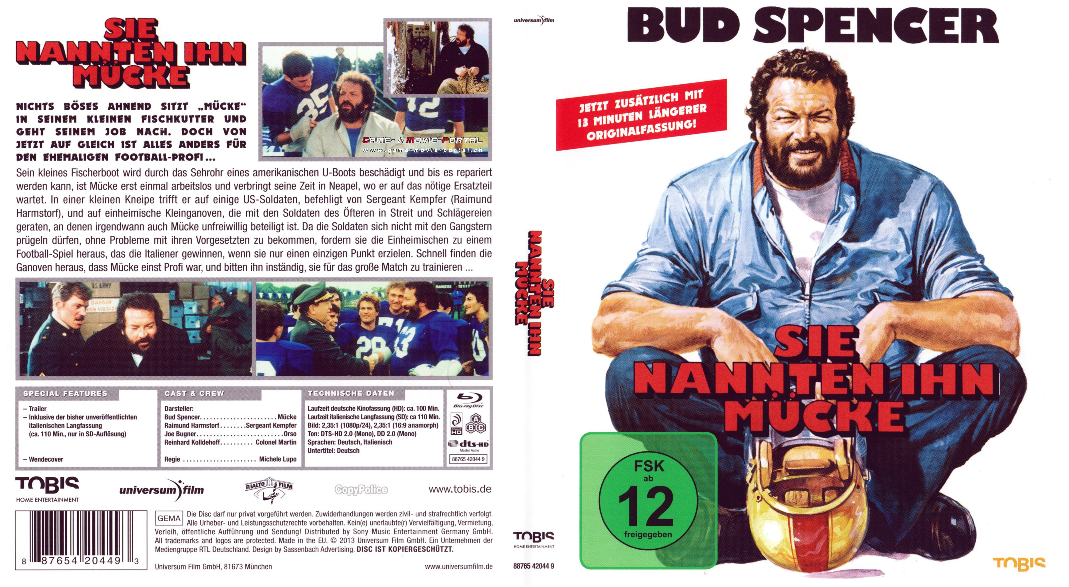 Sie nannten ihn Muecke Bud Spencer | Blu-Ray Covers | Cover Century | Over 1.000.000 Album Art ...