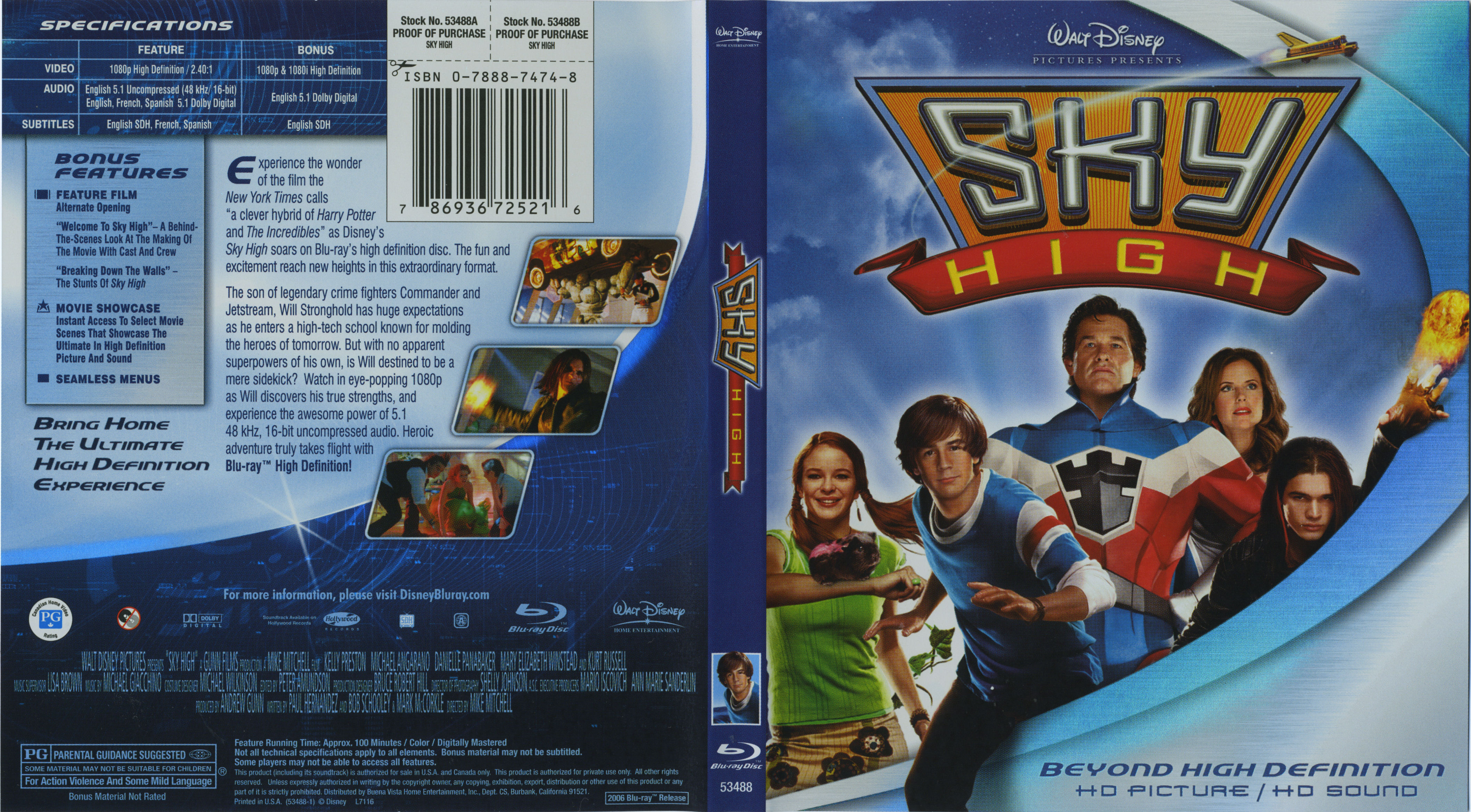Sky High 2005 Label 2 | Blu-Ray Covers | Cover Century | Over 1.000.000 ...
