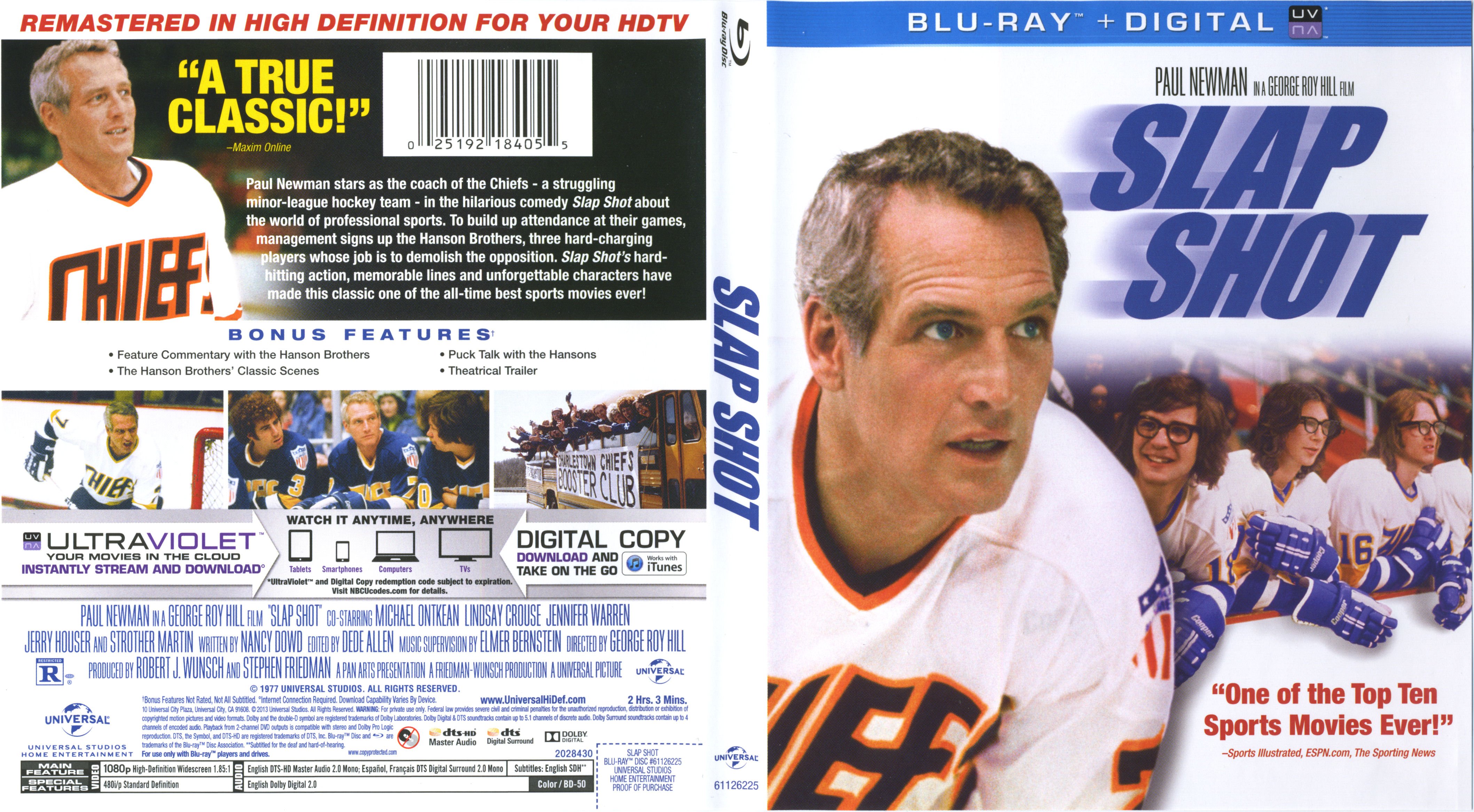 Slap Shot 1977 Label 1 | Blu-Ray Covers | Cover Century | Over 1.000. ...