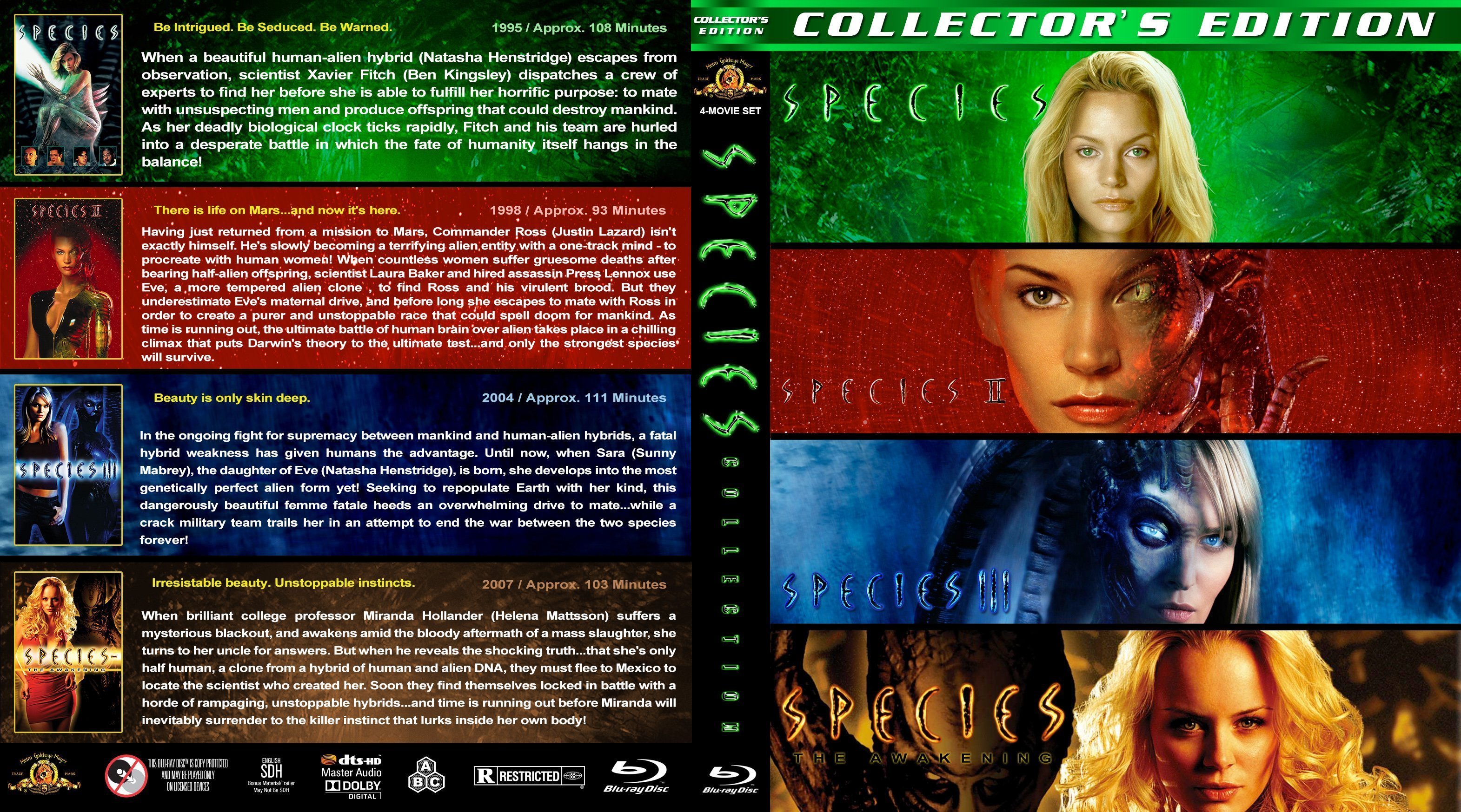 Species Collection 1995 2007 R1 | Blu-Ray Covers | Cover Century | Over ...