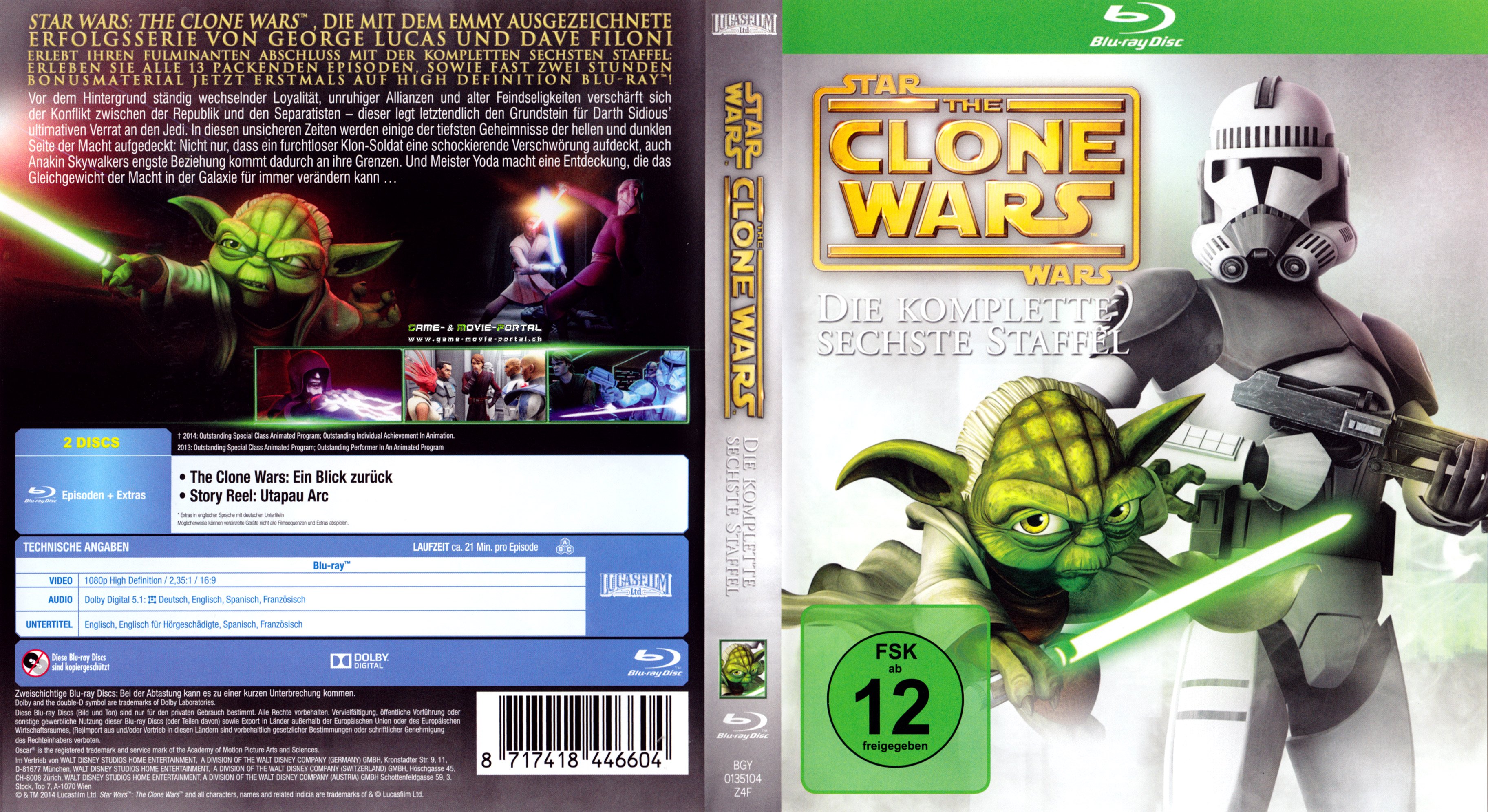 Star Wars The Clone Wars S06 Staffel 6 Season 6 | Blu-Ray Covers | Cover Century | Over 1.000. ...