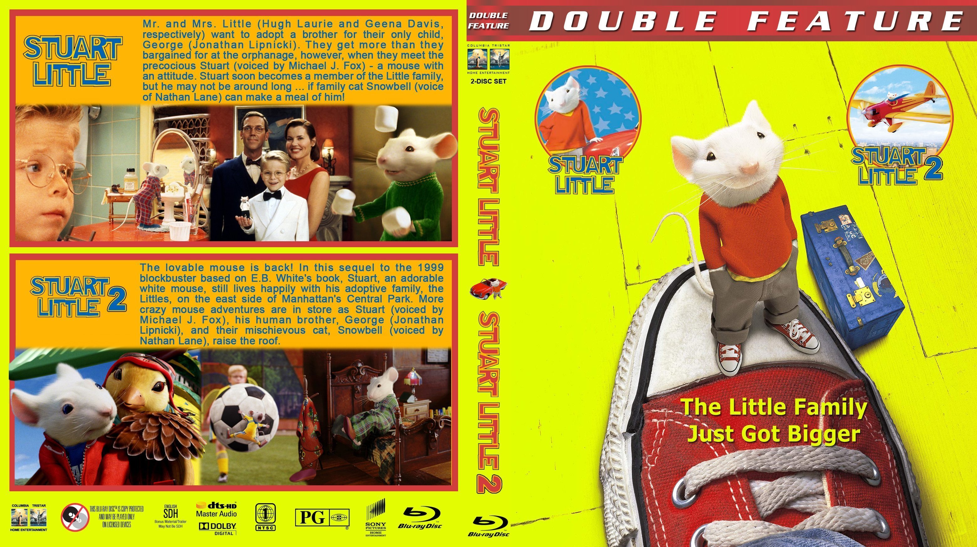 Stuart Little Double Feature 1999 2002 R1 | Blu-Ray Covers | Cover ...