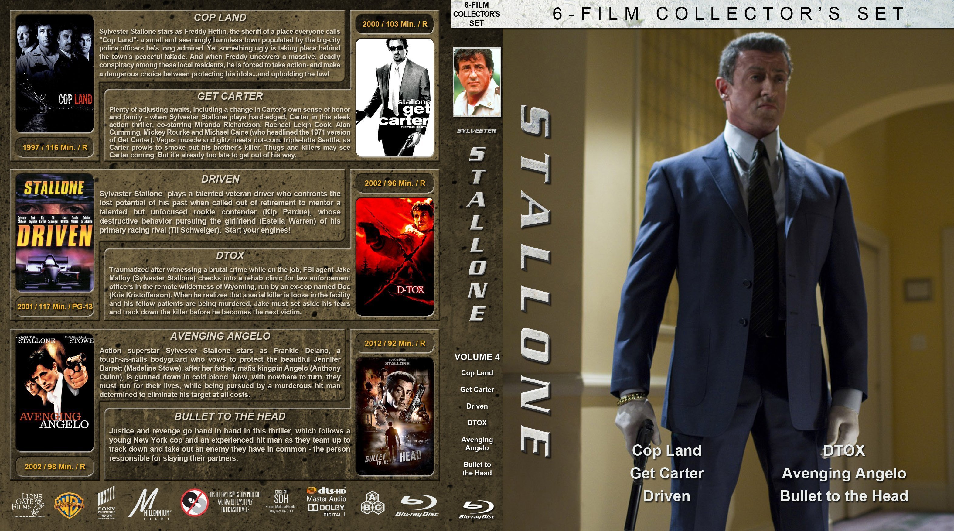 Sylvester Stallone Collection Set 4 1997 R1 | Blu-Ray Covers | Cover ...