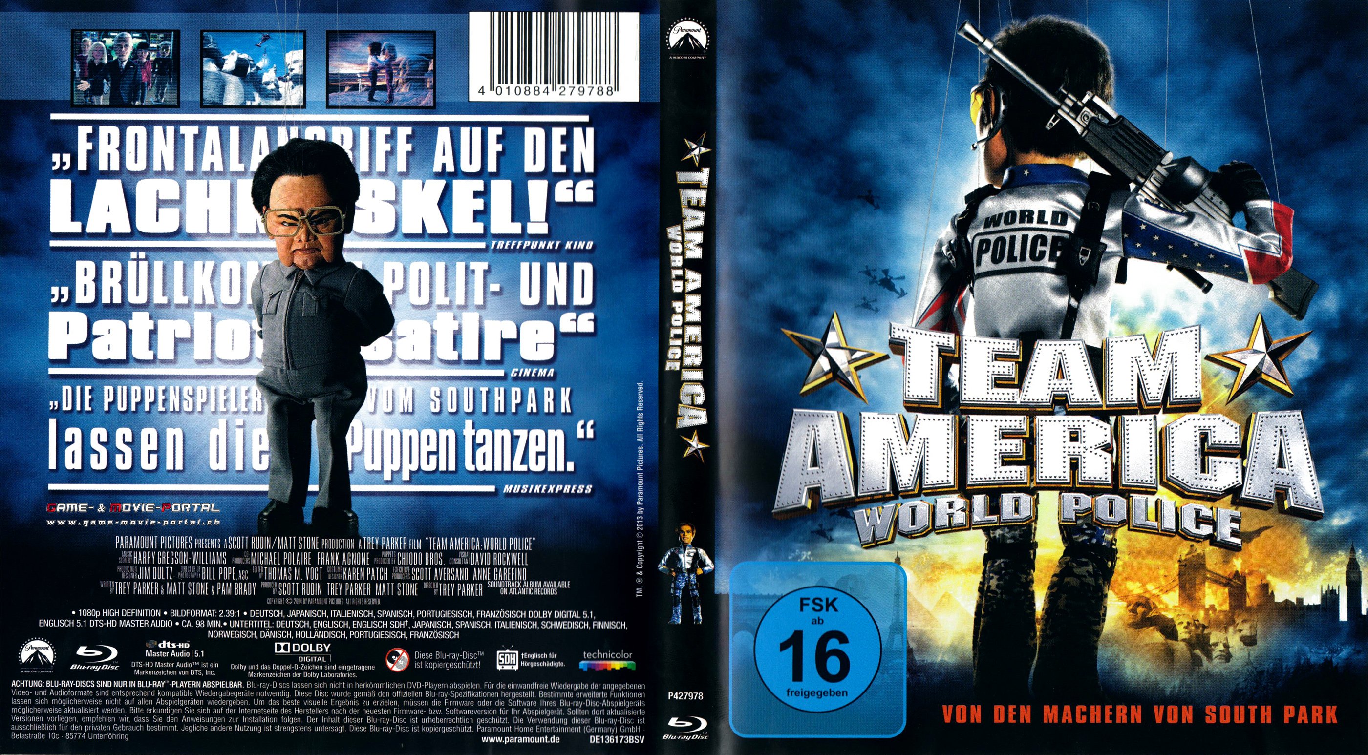 Team America World Police | Blu-Ray Covers | Cover Century | Over 1.000 ...