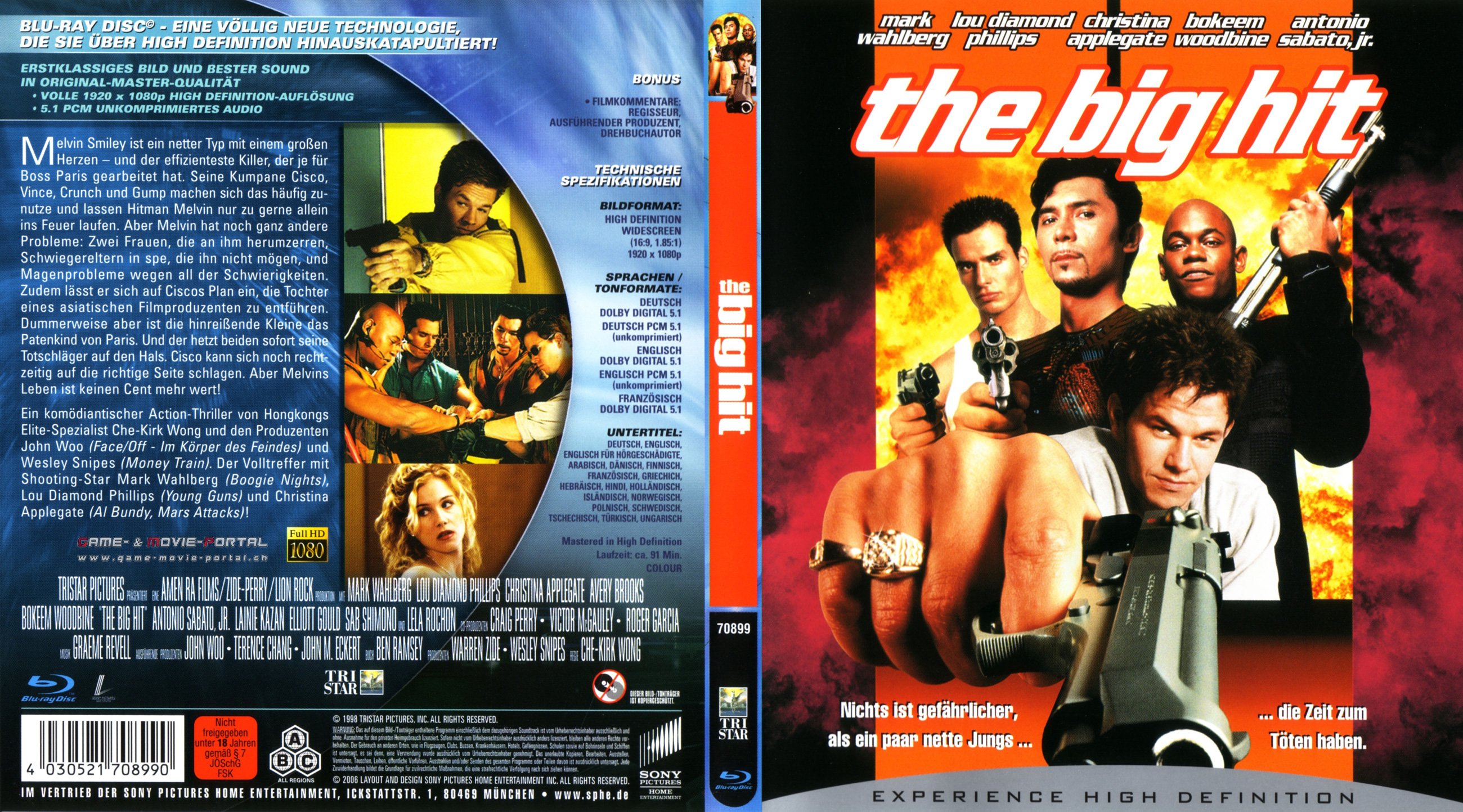 The Big Hit Mark Wahlberg | Blu-Ray Covers | Cover Century | Over 1.000 ...