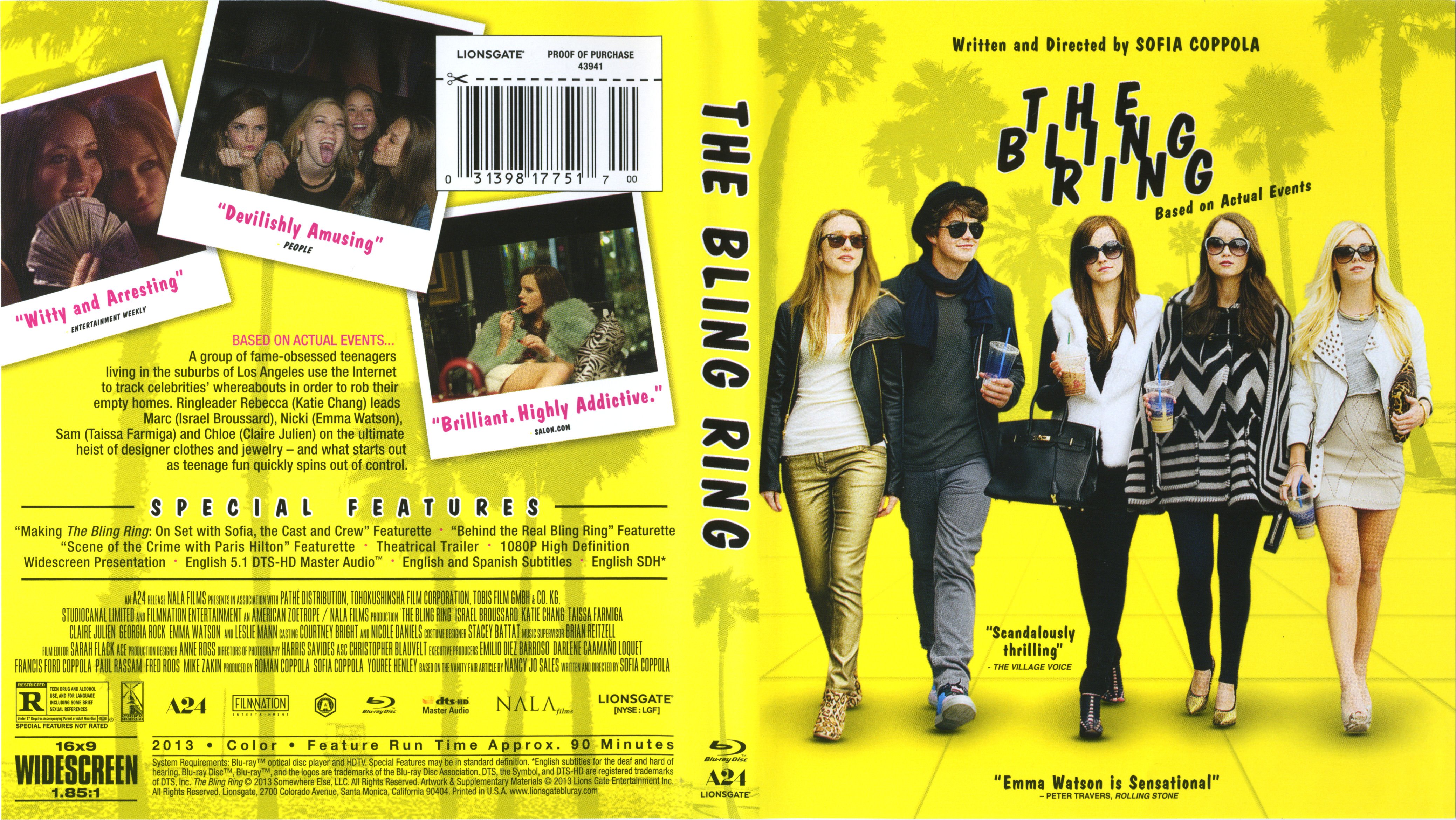 The Bling Ring Label 1 | Blu-Ray Covers | Cover Century | Over 1.000. ...