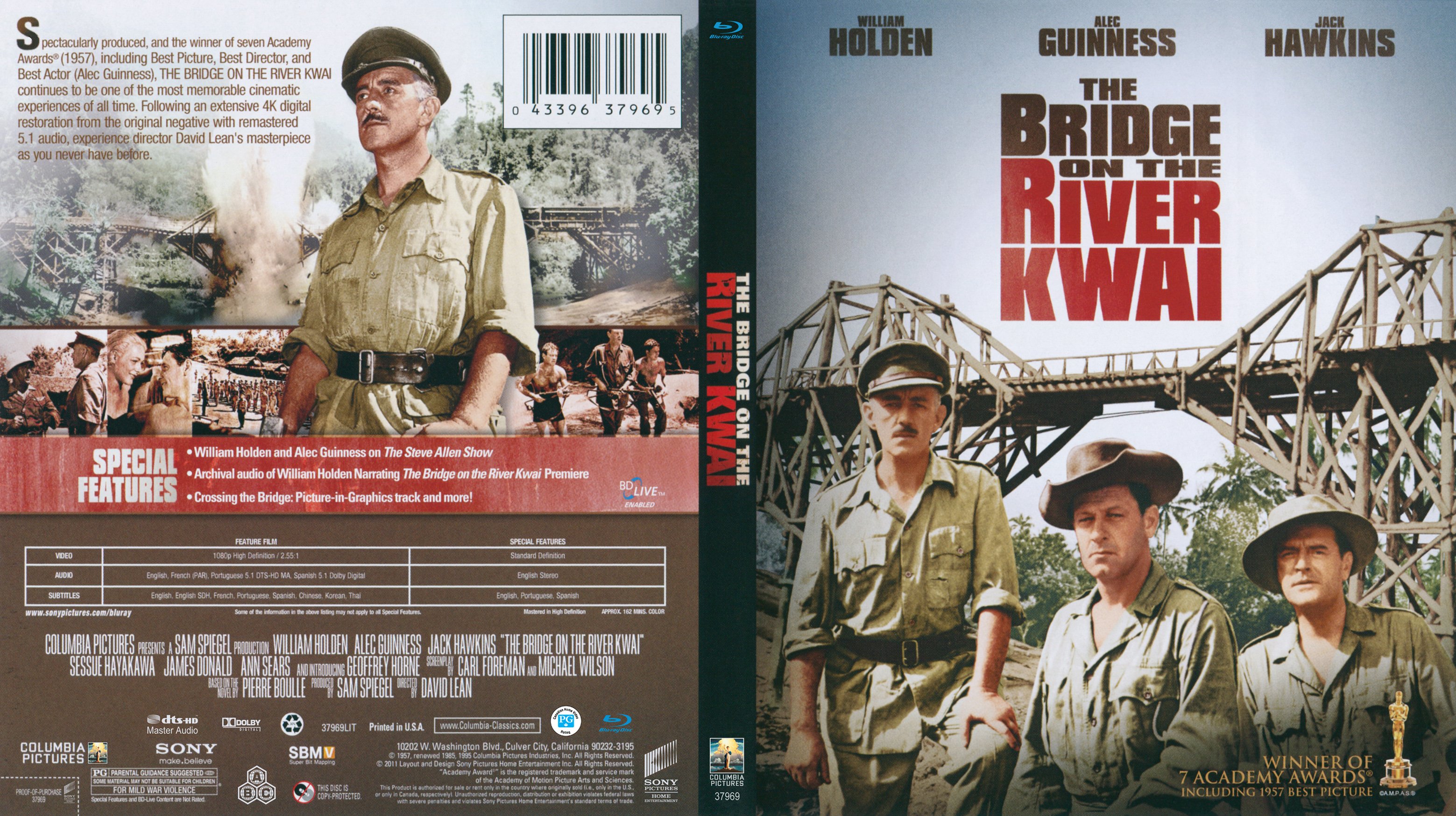 The Bridge on the River Kwai 1957 | Blu-Ray Covers | Cover Century ...