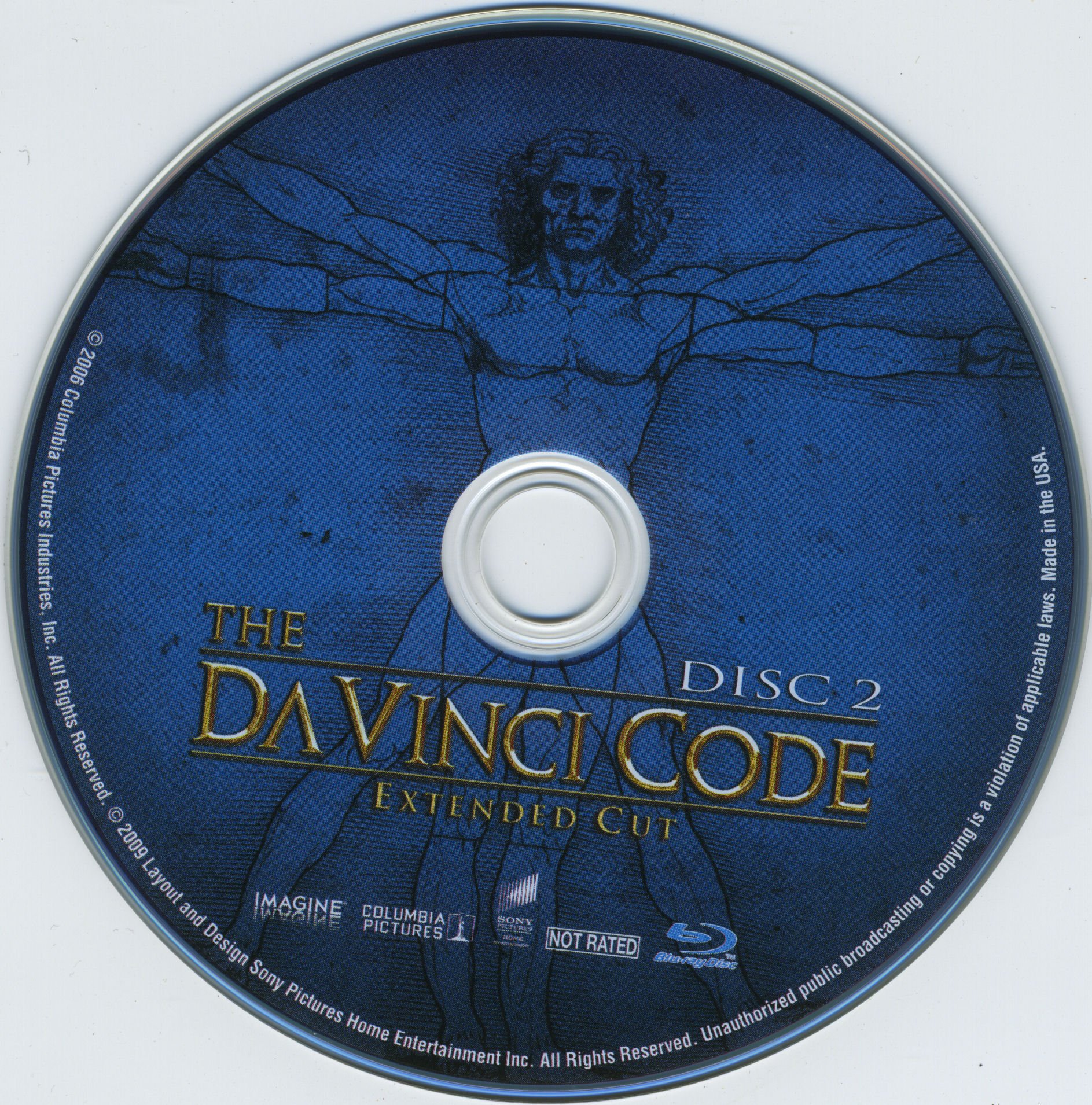 The DaVinci Code Extended Cut 2006 Labels | Blu-Ray Covers | Cover Century | Over 1.000.000 ...