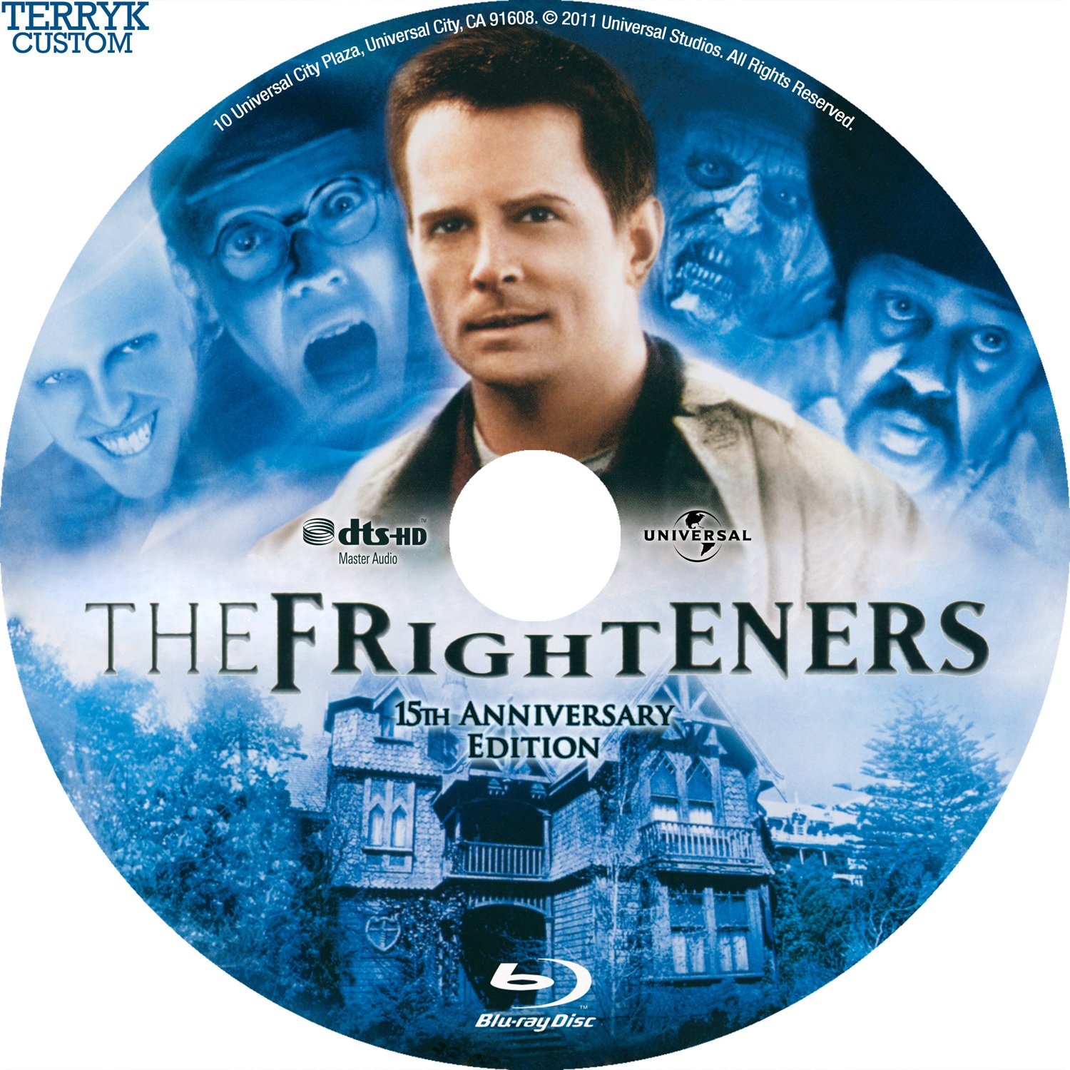 The Frighteners 1996 DVD label | Blu-Ray Covers | Cover Century | Over ...