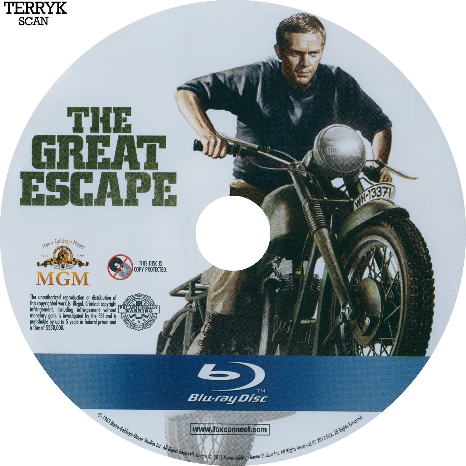 The Great Escape 1963 R1 Label | Blu-Ray Covers | Cover Century | Over ...