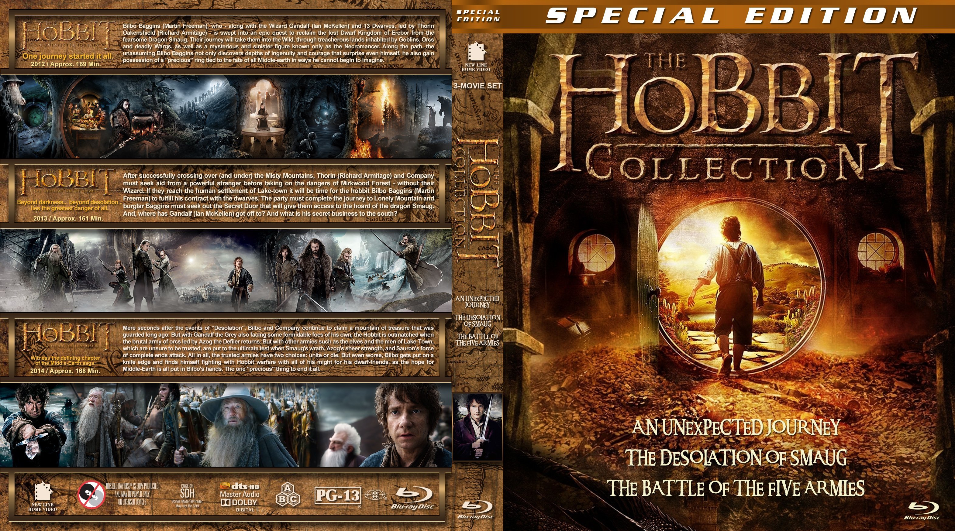 The Hobbit Collection R1 | Blu-Ray Covers | Cover Century | Over 1.000. ...