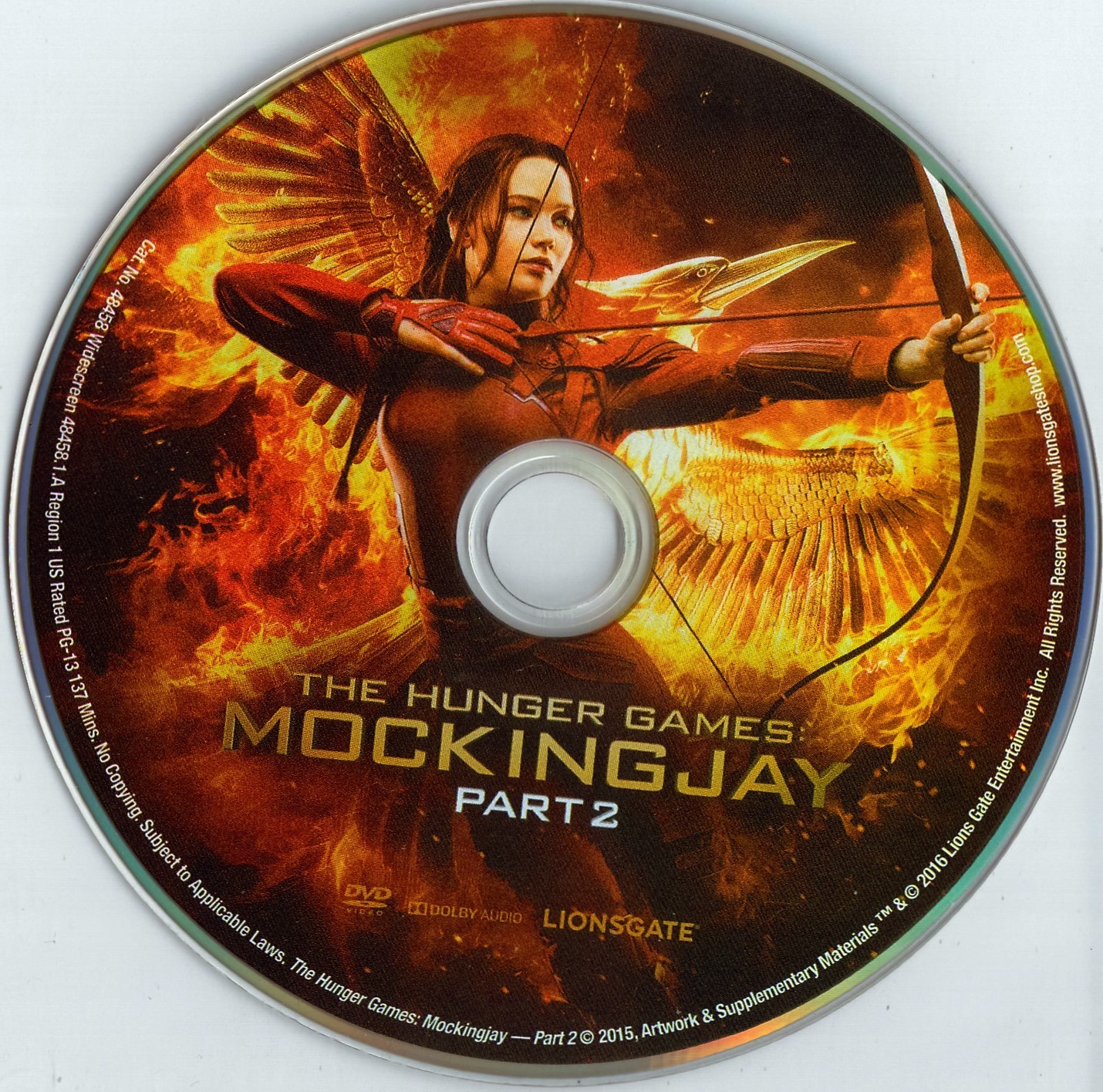 The Hunger Games Mockingjay Part 2 Labels | Blu-Ray Covers | Cover ...