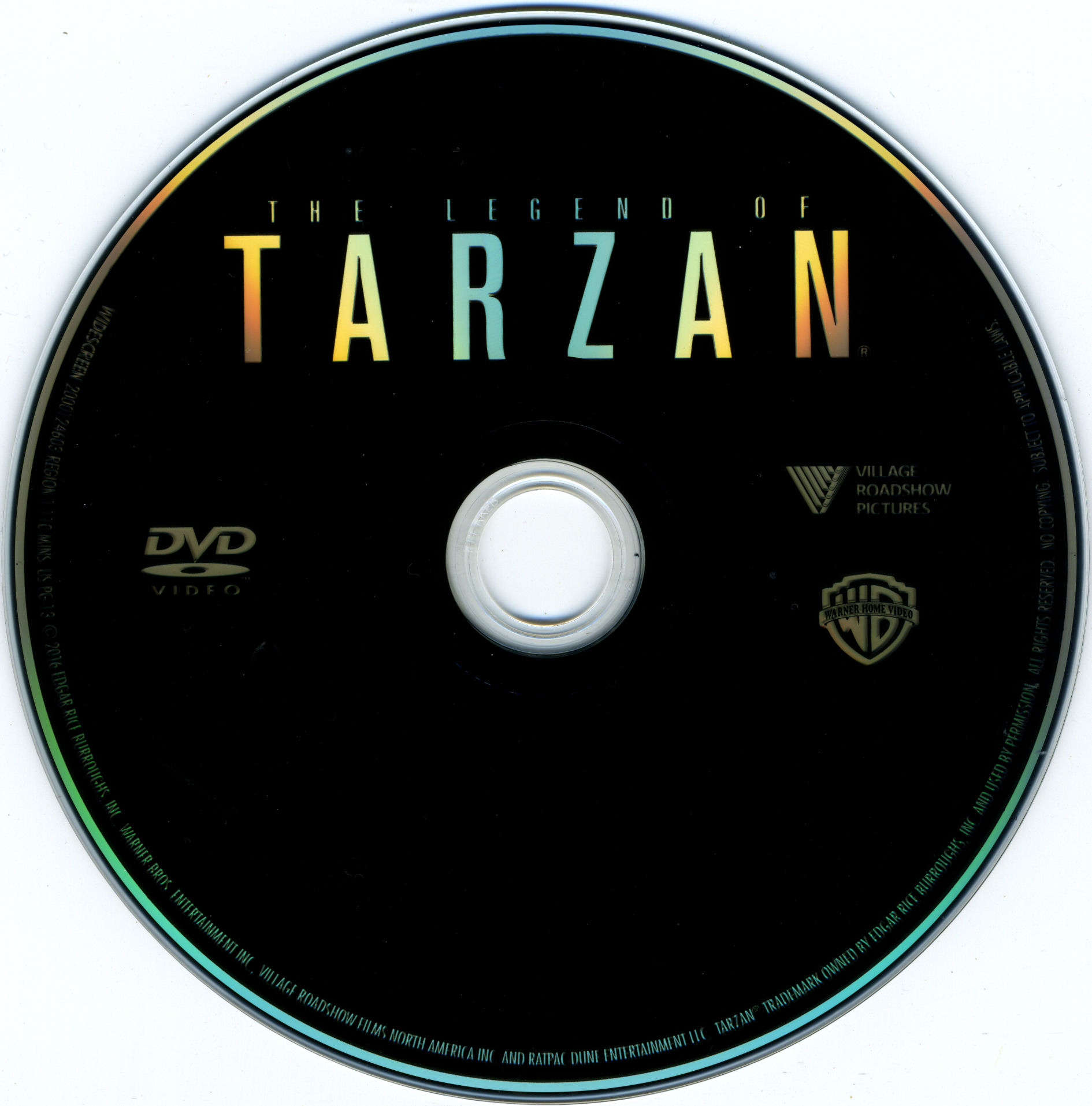 The Legend Of Tarzan 2016 labels 1 | Blu-Ray Covers | Cover Century ...