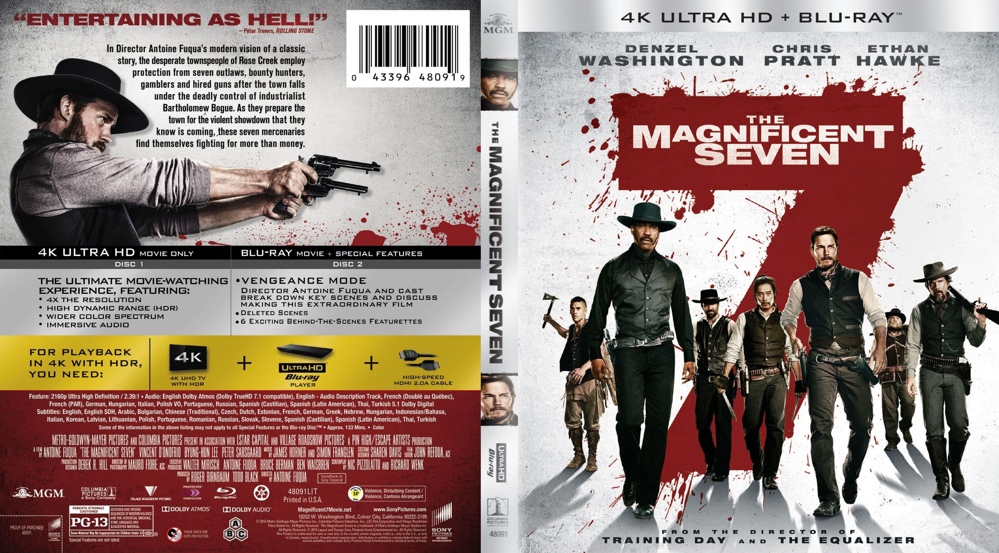 The Magnificent Seven 2016 1 | Blu-Ray Covers | Cover Century | Over 1. ...