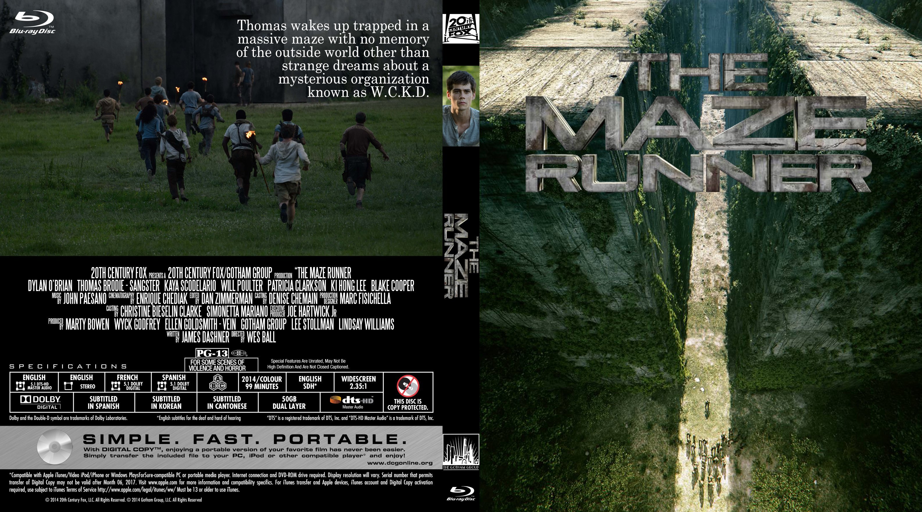 The Maze Runner R0 1 | Blu-Ray Covers | Cover Century | Over 1.000.000 ...