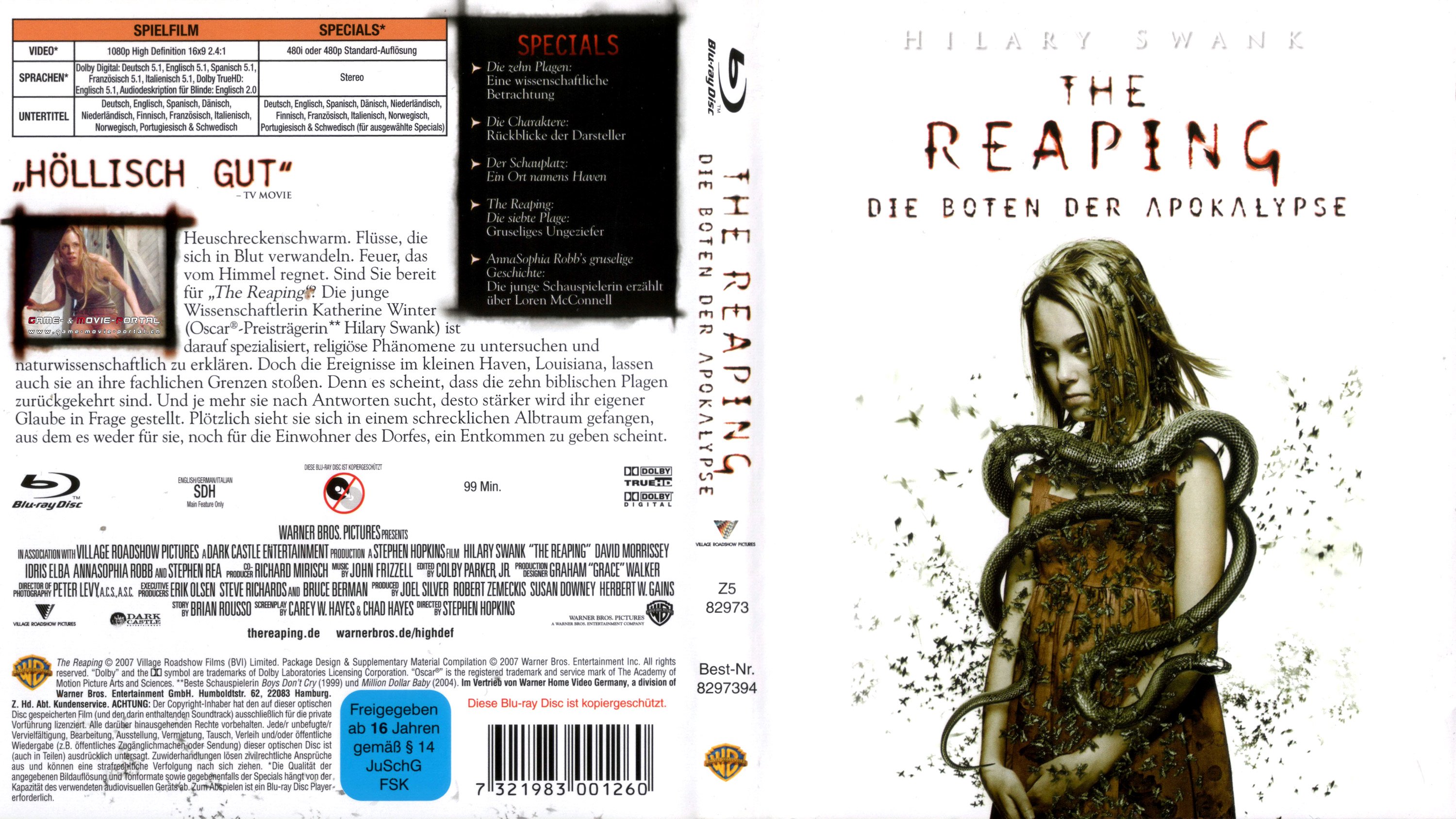 The Reaping Die Boten der Apocalypse | Blu-Ray Covers | Cover Century ...