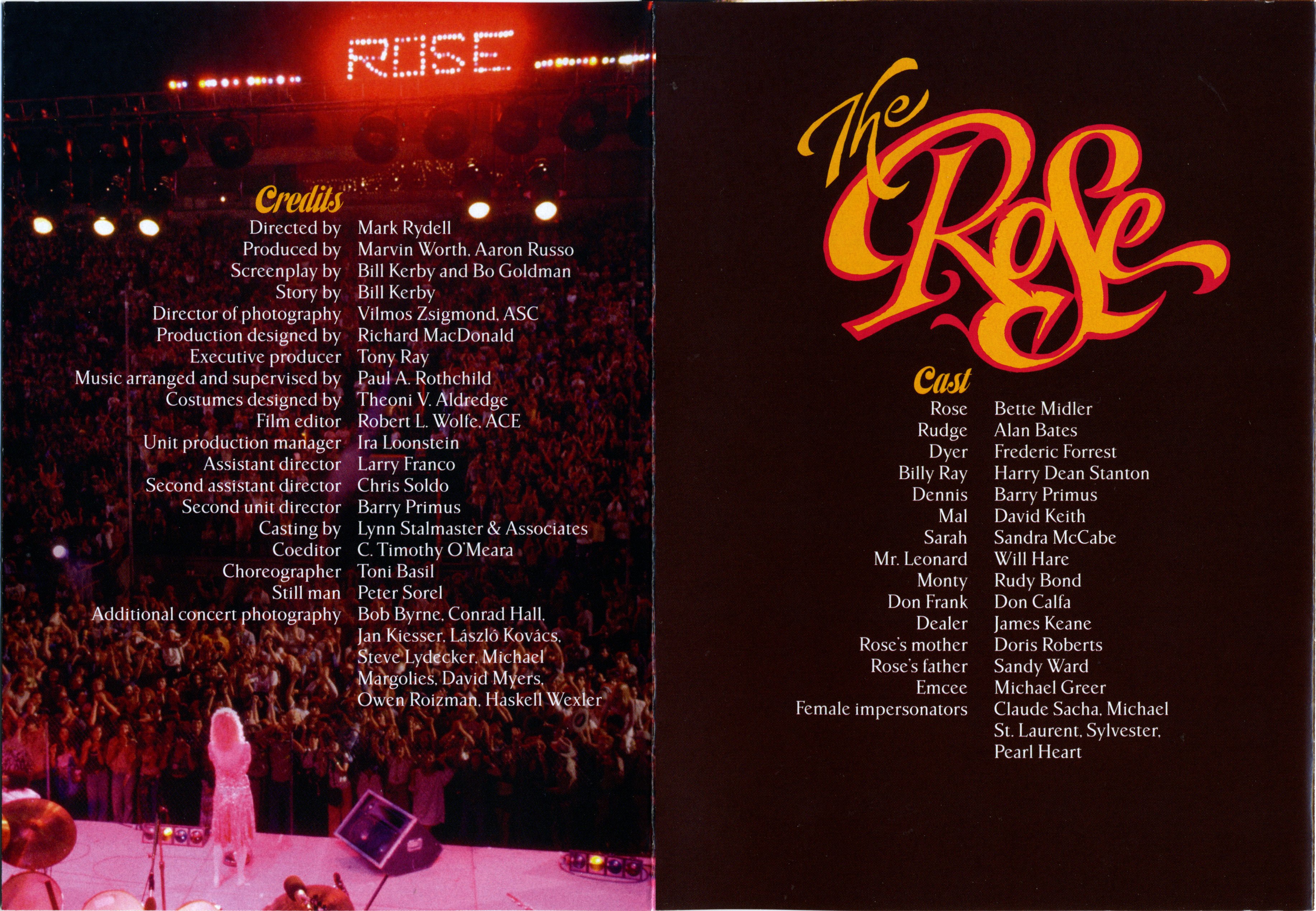 The Rose 1979 Label 1 | Blu-Ray Covers | Cover Century | Over 1.000.000 ...