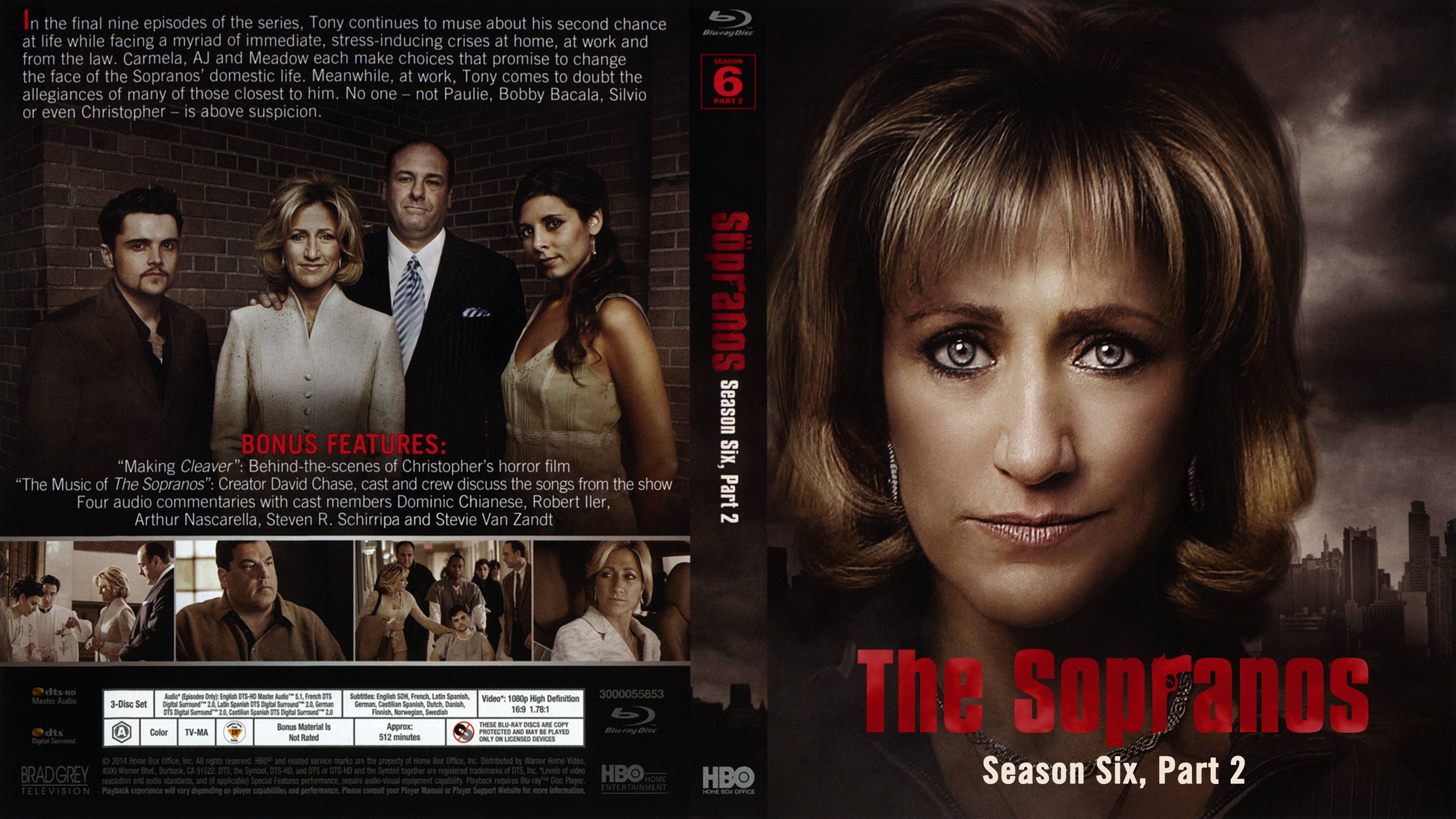 The Sopranos Season 6 Part 2 2007 | Blu-Ray Covers | Cover Century ...