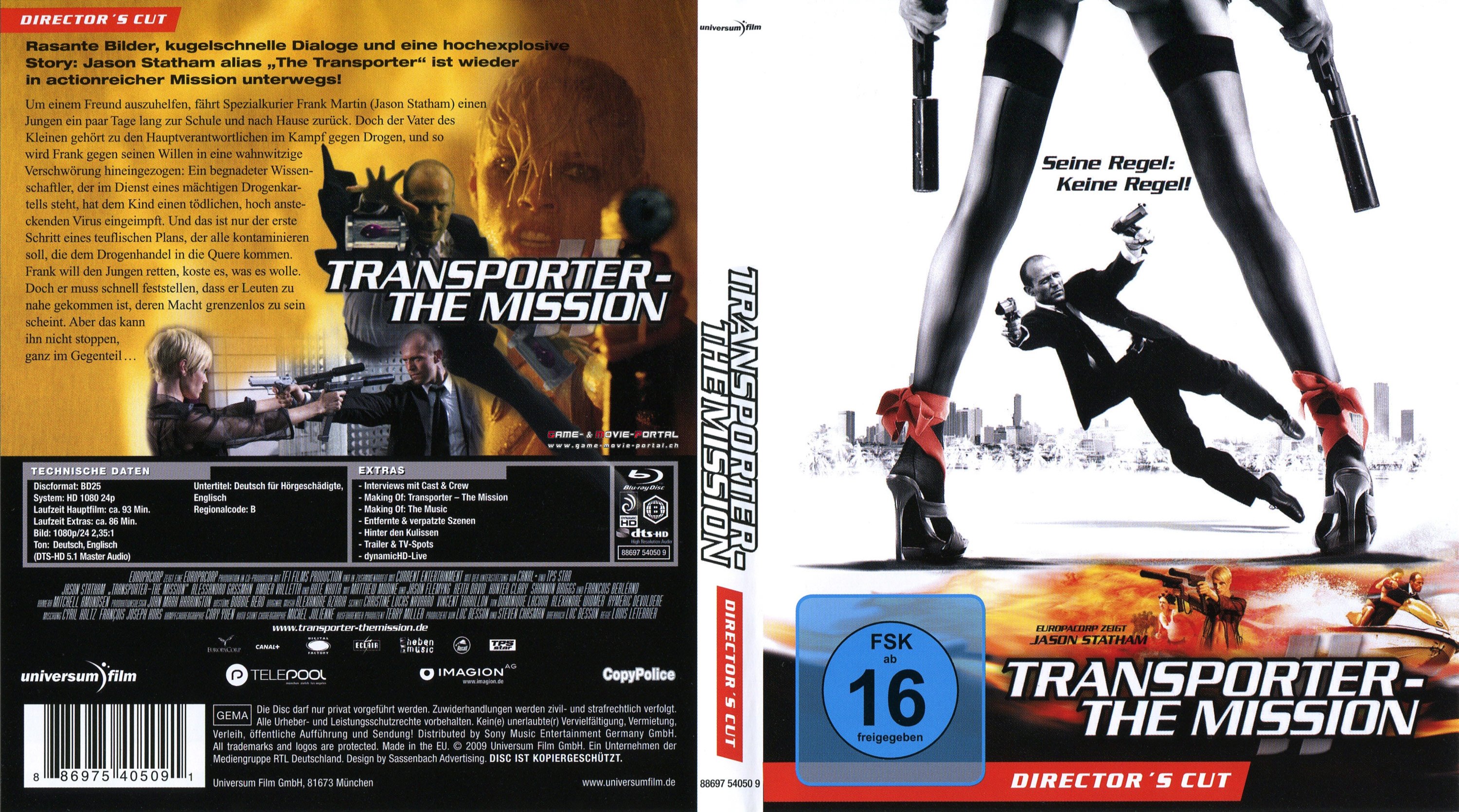 The Transporter 2 The Mission | Blu-Ray Covers | Cover Century | Over 1 ...