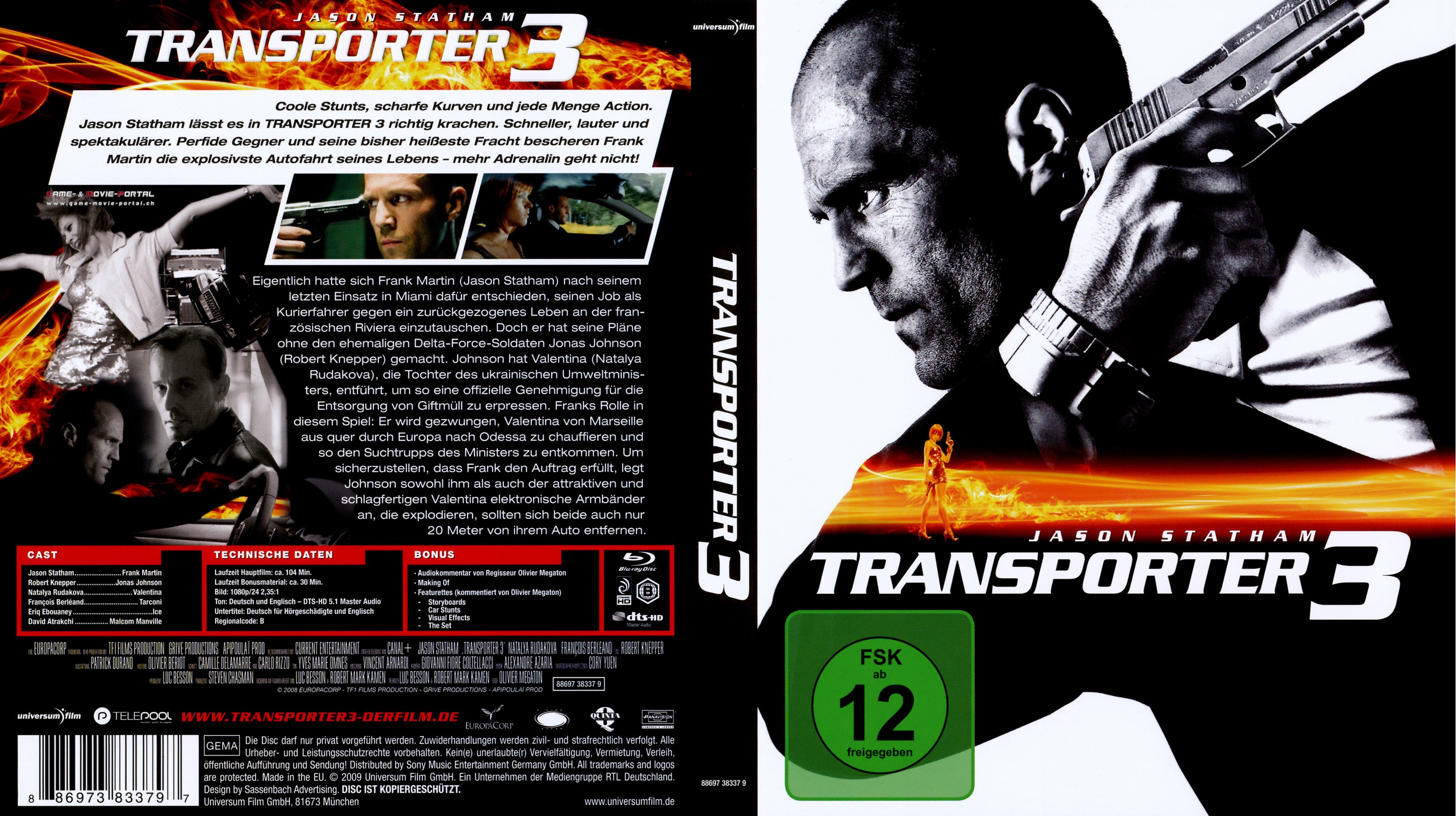 The Transporter 3 Cover 2 | Blu-Ray Covers | Cover Century | Over 1.000 ...