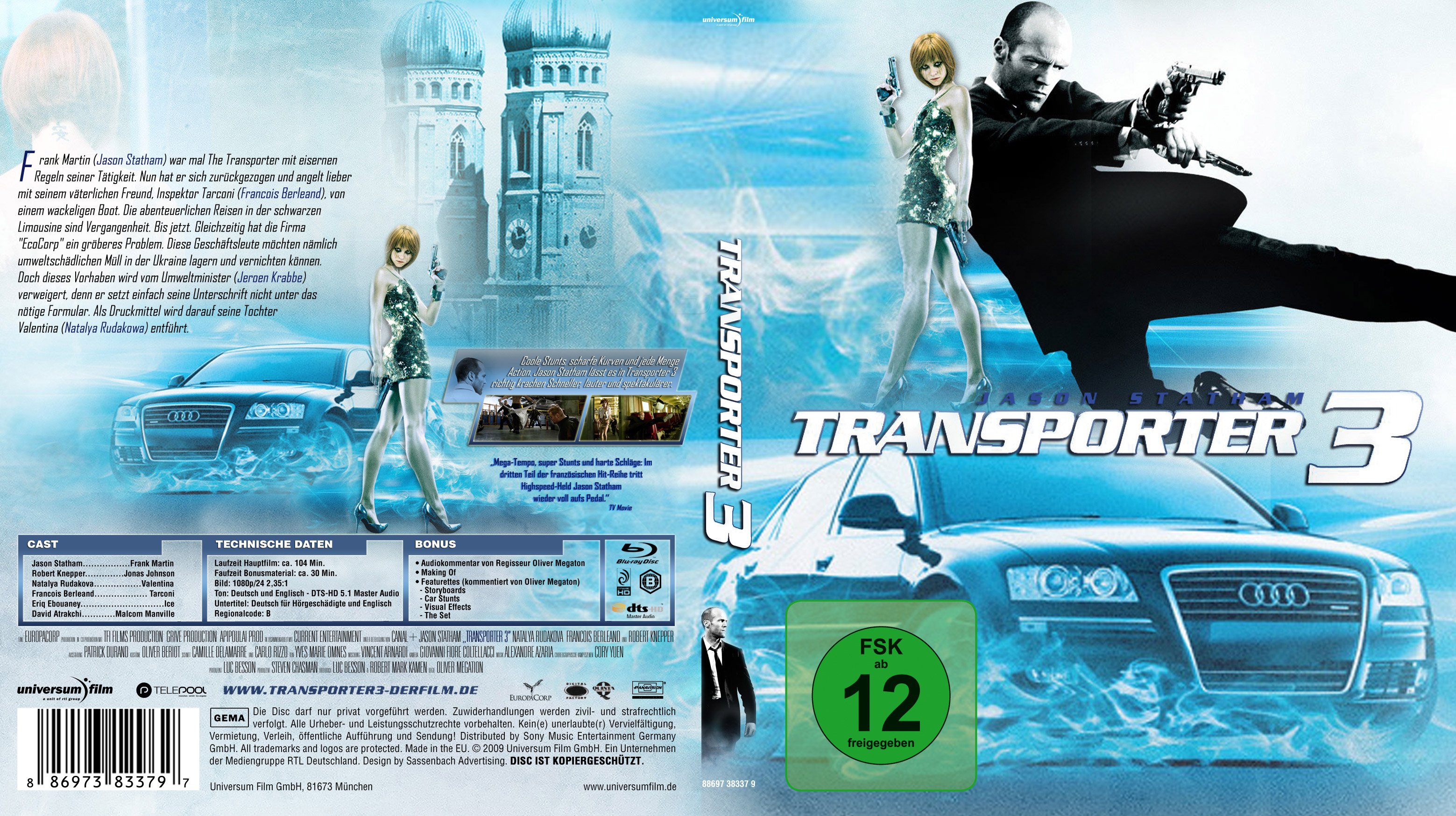 The Transporter 3 Cover 3 | Blu-Ray Covers | Cover Century | Over 1.000 ...