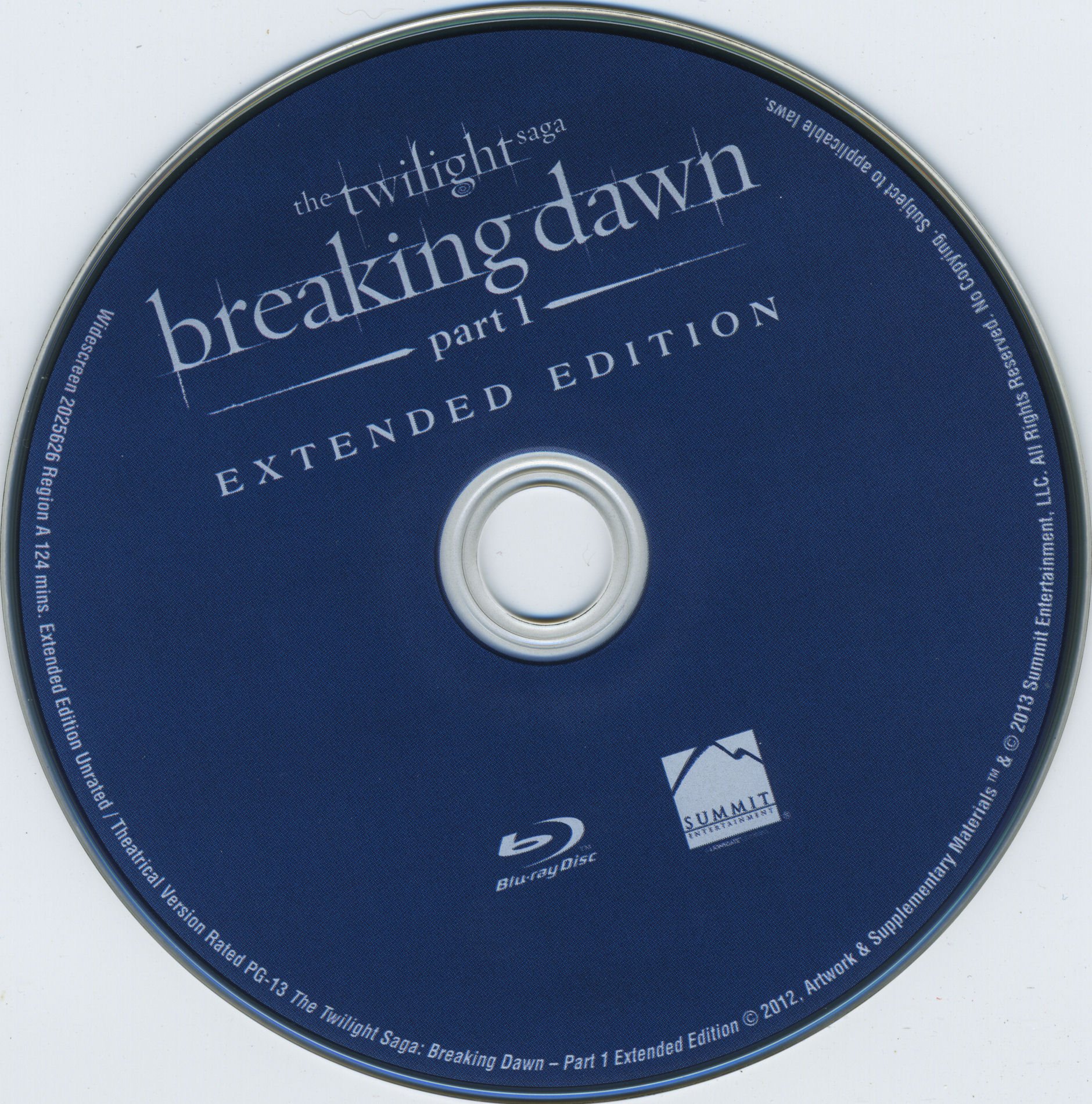The Twilight Saga Breaking Dawn Parts 1 and 2 Labels | Blu-Ray Covers ...