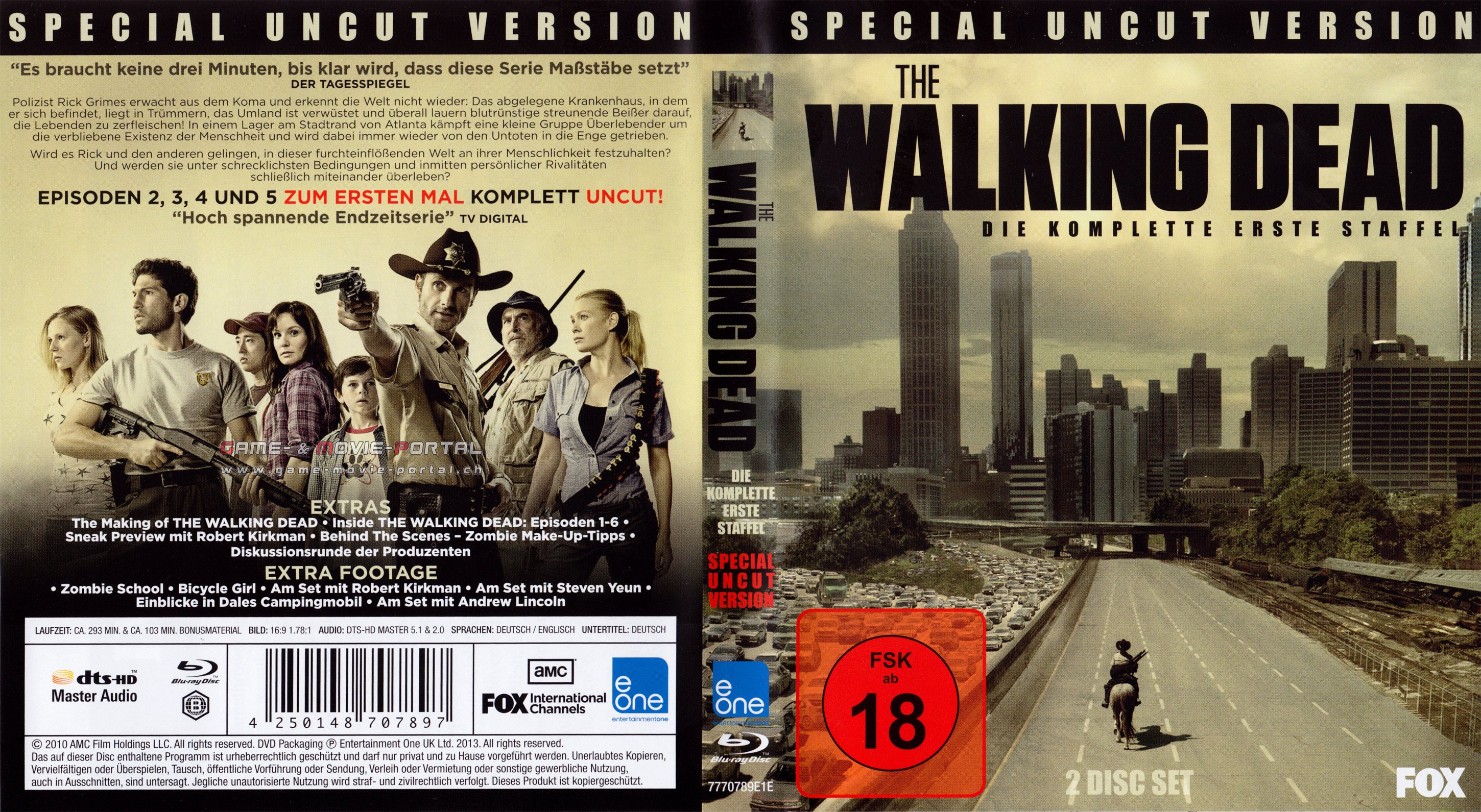 The Walking Dead Season 1 Staffel 1 S01 | Blu-Ray Covers | Cover ...