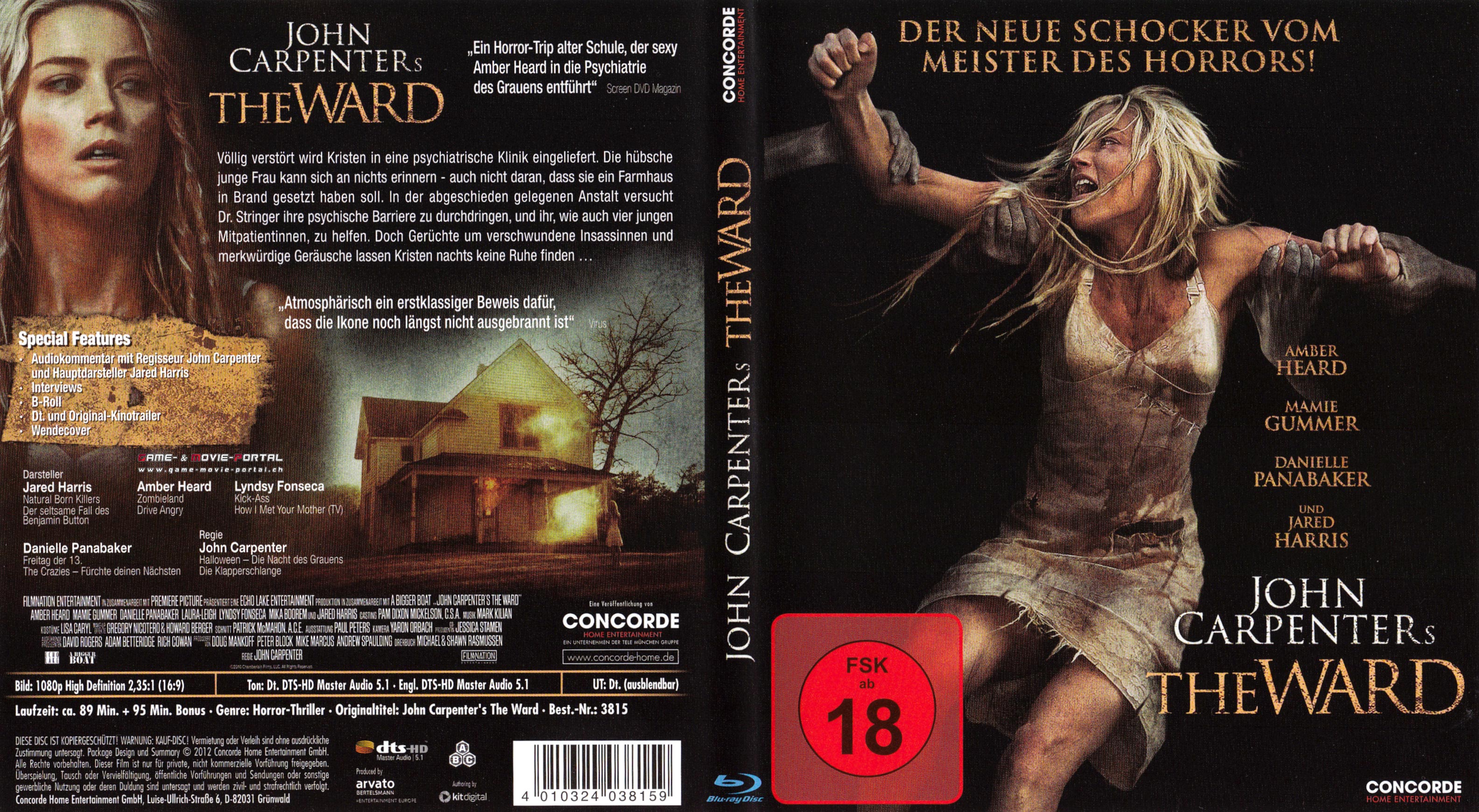 The Ward John Carpenter | Blu-Ray Covers | Cover Century | Over 1.000. ...