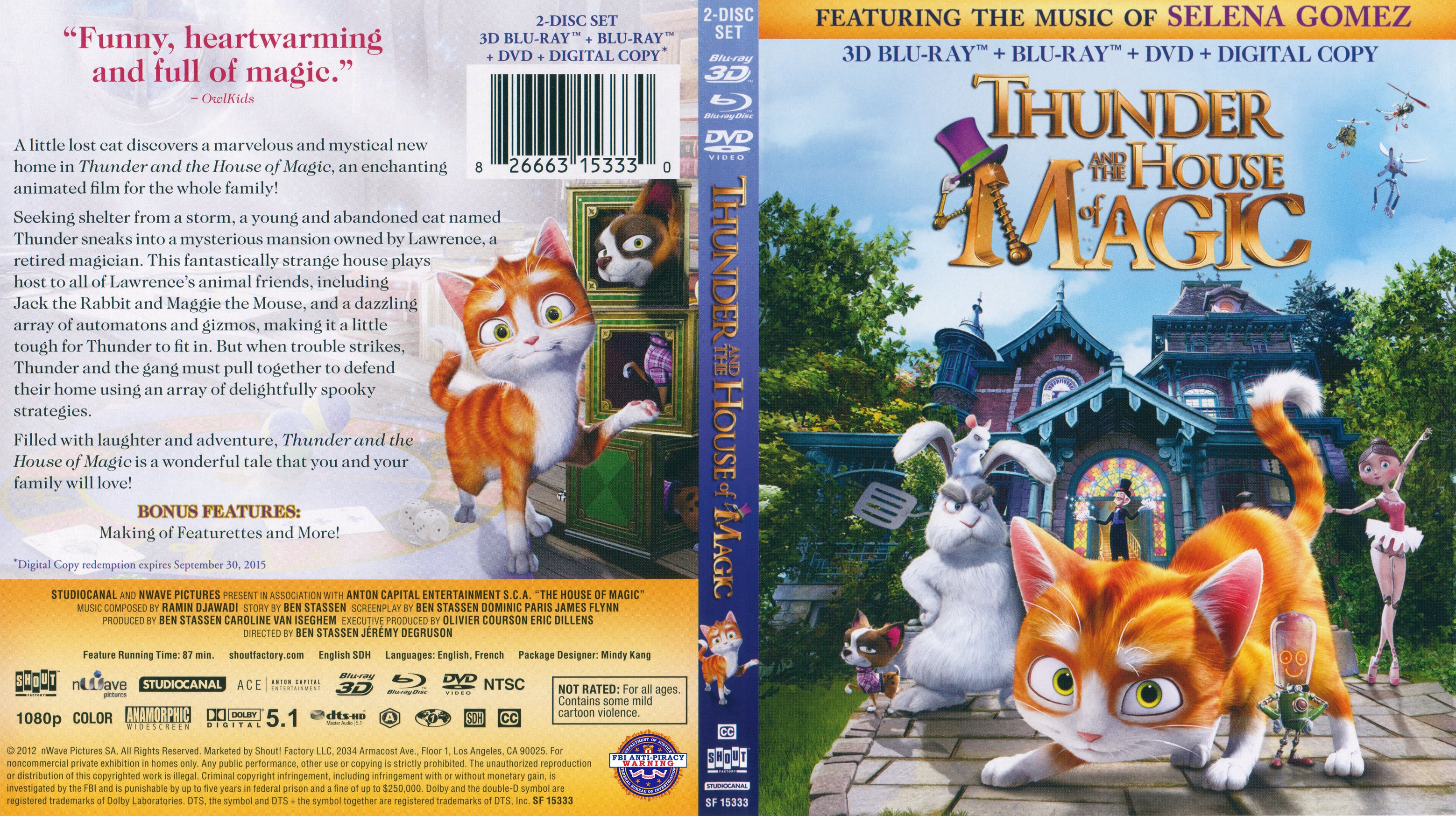 Thunder and the House of Magic 3D | Blu-Ray Covers | Cover Century ...