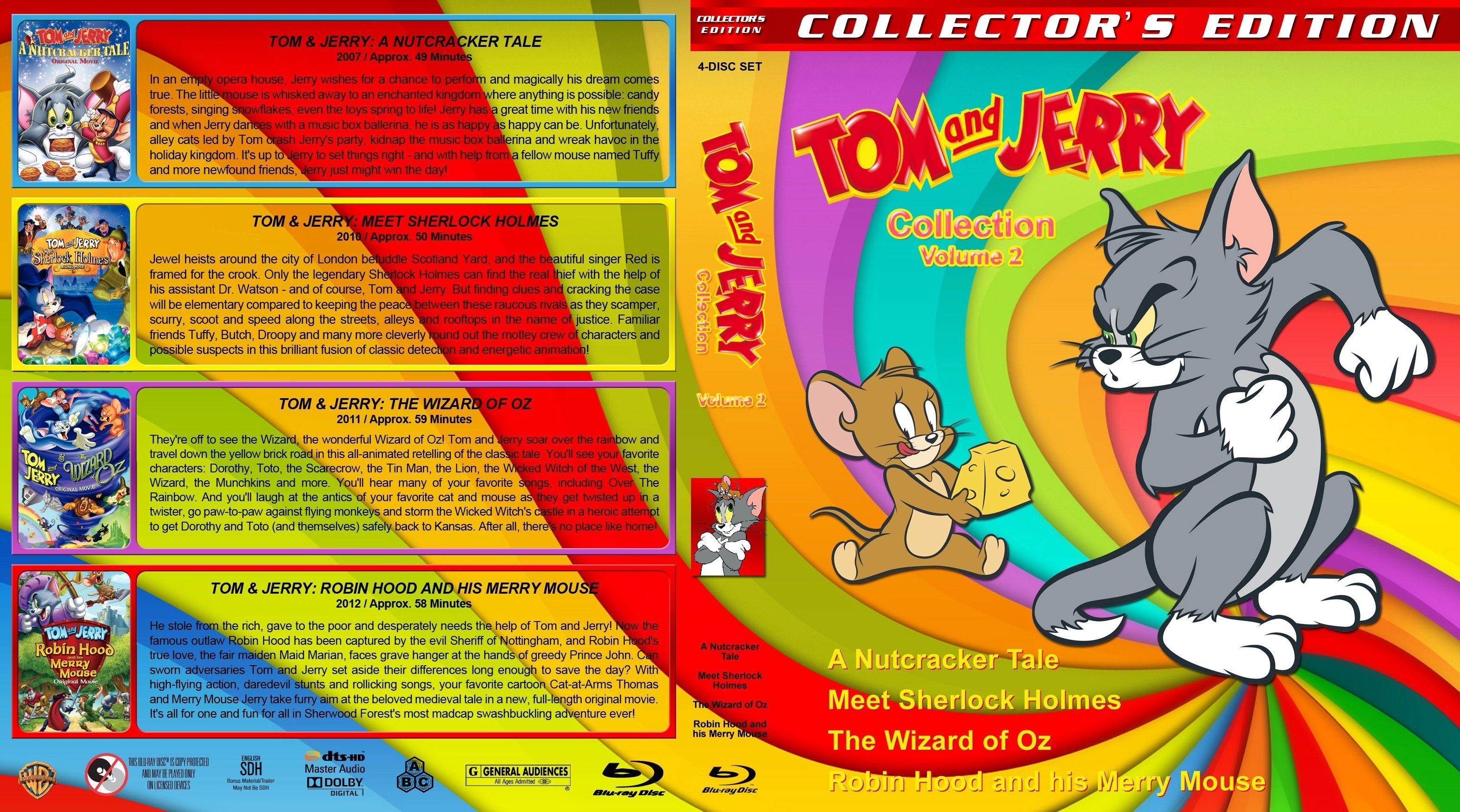 Tom and Jerry Collection Volume 2 2007 R1 | Blu-Ray Covers | Cover ...