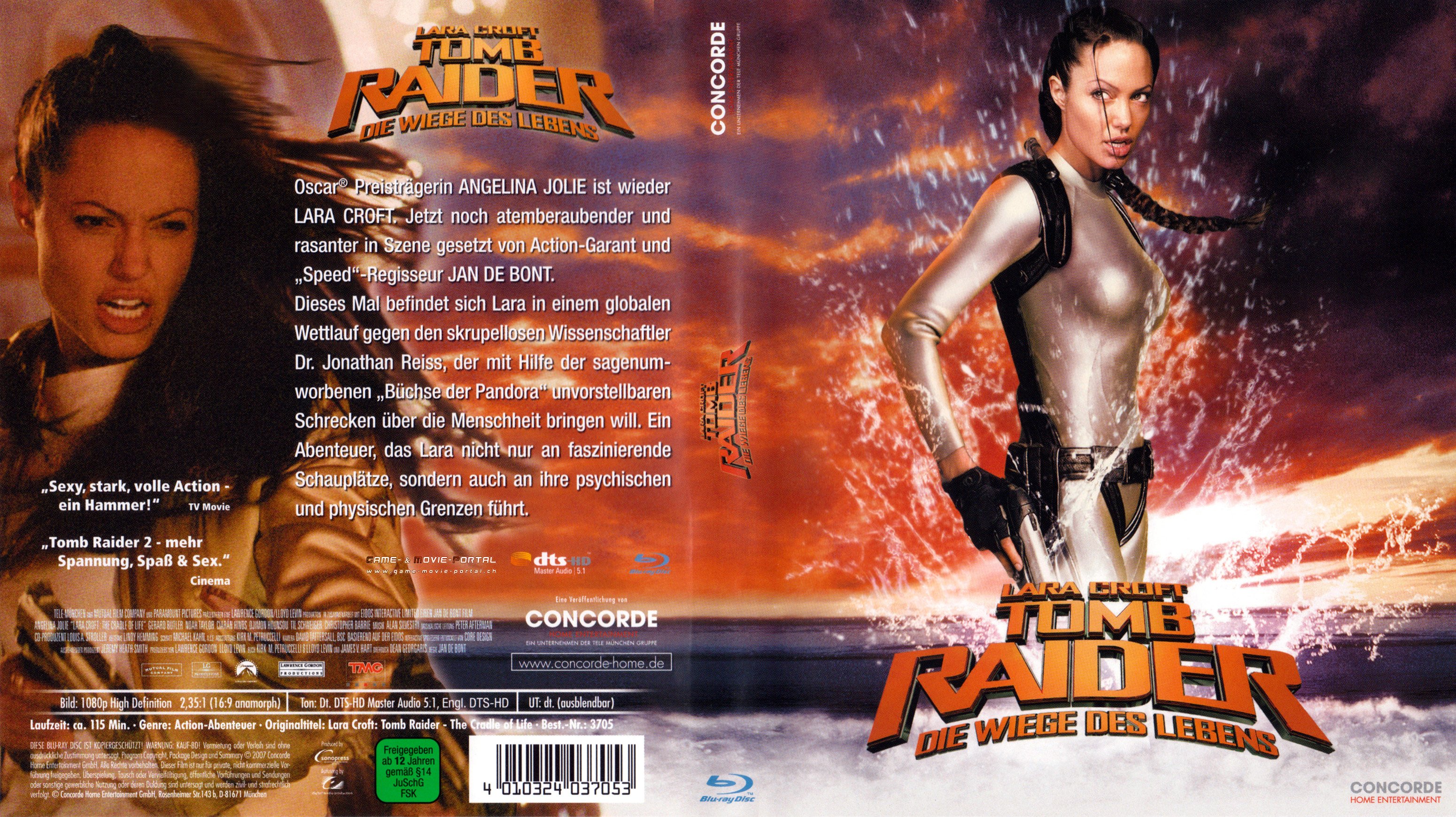 Tomb Raider Lara Croft Die Wiege des Lebens | Blu-Ray Covers | Cover Century | Over 1.000.000 ...