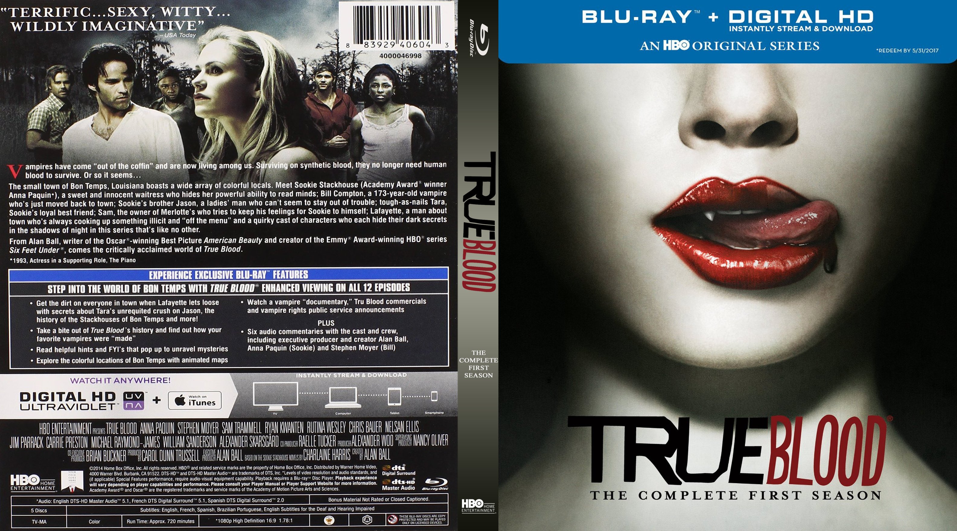 True Blood Season 1 2008 | Blu-Ray Covers | Cover Century | Over 1.000. ...