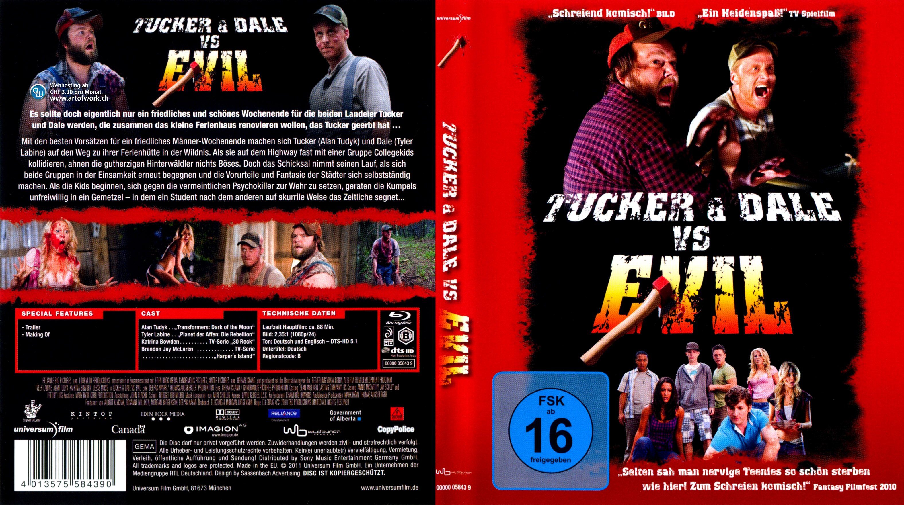 Tucker Dale vs Evil | Blu-Ray Covers | Cover Century | Over 1.000.000 ...