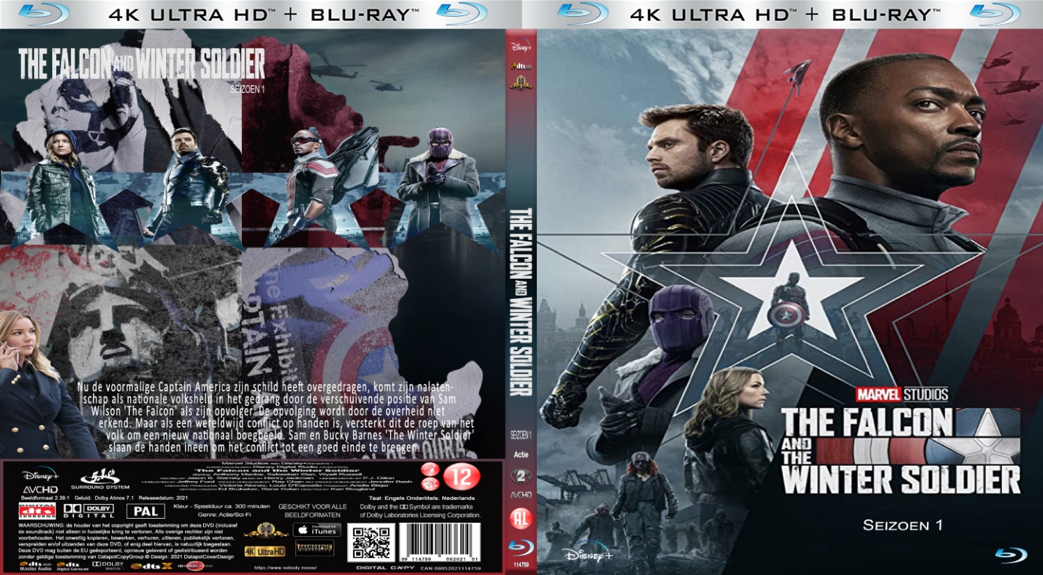 the falcon and the winter soldier (2021) Blu Ray | Blu-Ray Covers ...
