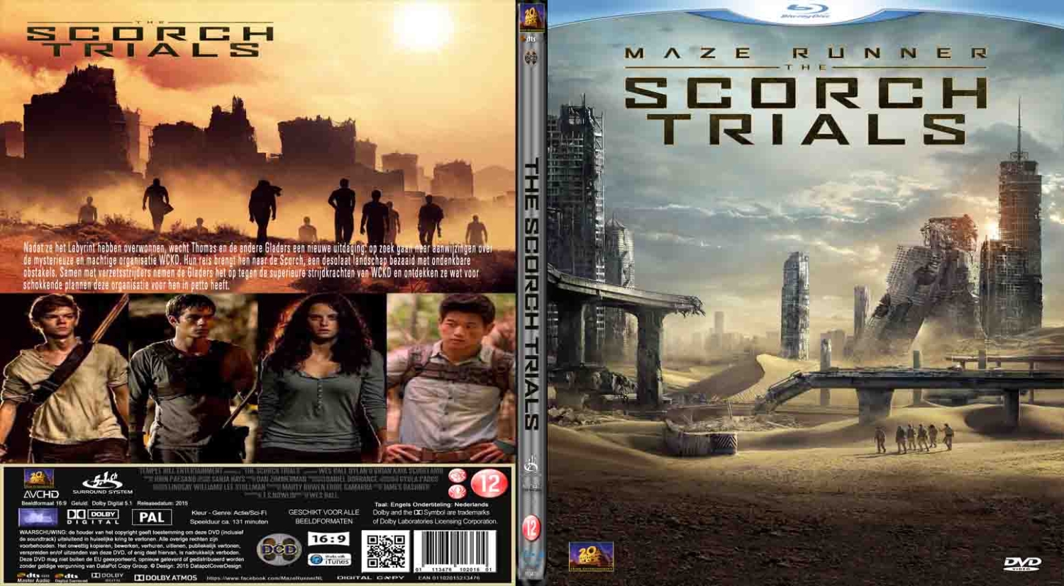 the maze runner 2 (2015) dutch cover blu ray | Blu-Ray Covers | Cover ...