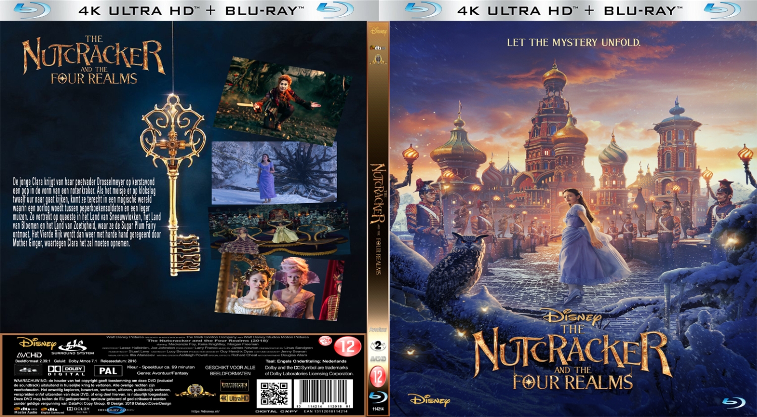 the nutcracker and the four realms (2018) Blu Ray | Blu-Ray Covers | Cover Century | Over 1.000. ...