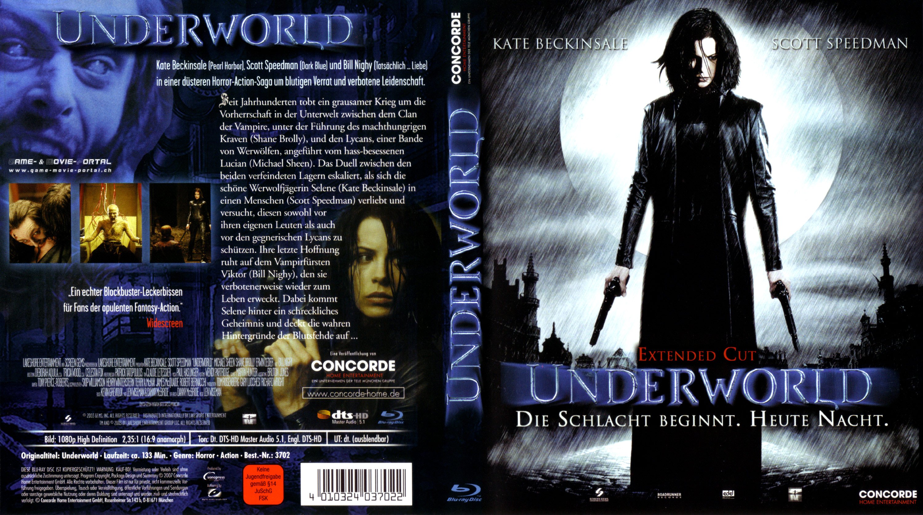 Underworld 1 Kate Beckinsale | Blu-Ray Covers | Cover Century | Over 1. ...
