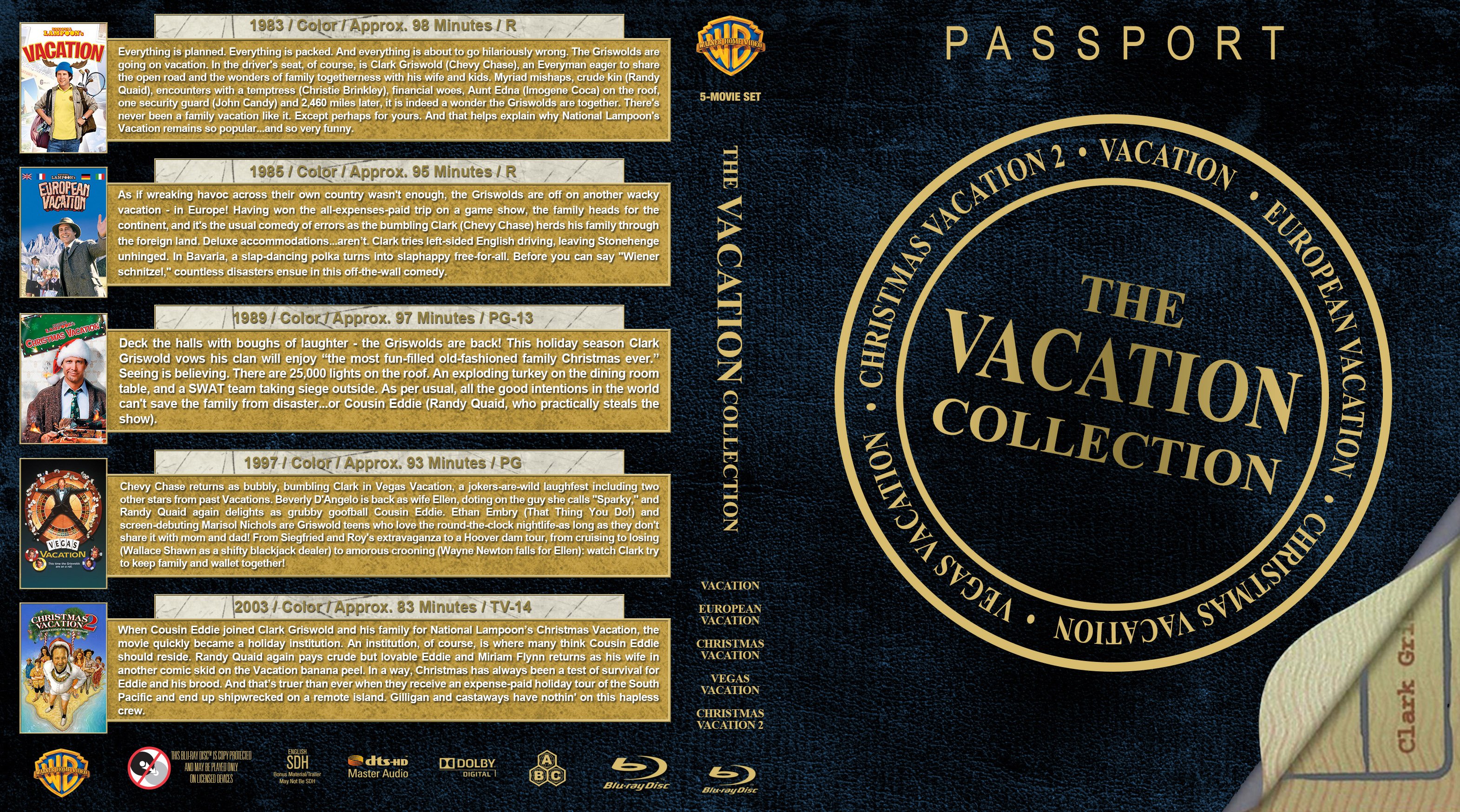 Vacation Collection 1983 2003 R1 | Blu-Ray Covers | Cover Century ...