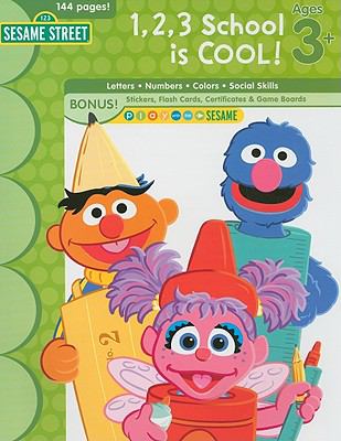 1 2 3 School Is Cool With Stickers and Game Boards and Flash Cards and ...