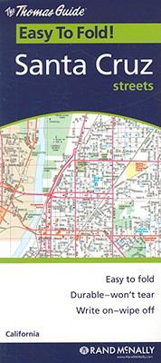 The Thomas Guide Easy to Fold Santa Cruz Streets Rand McNally | Book ...
