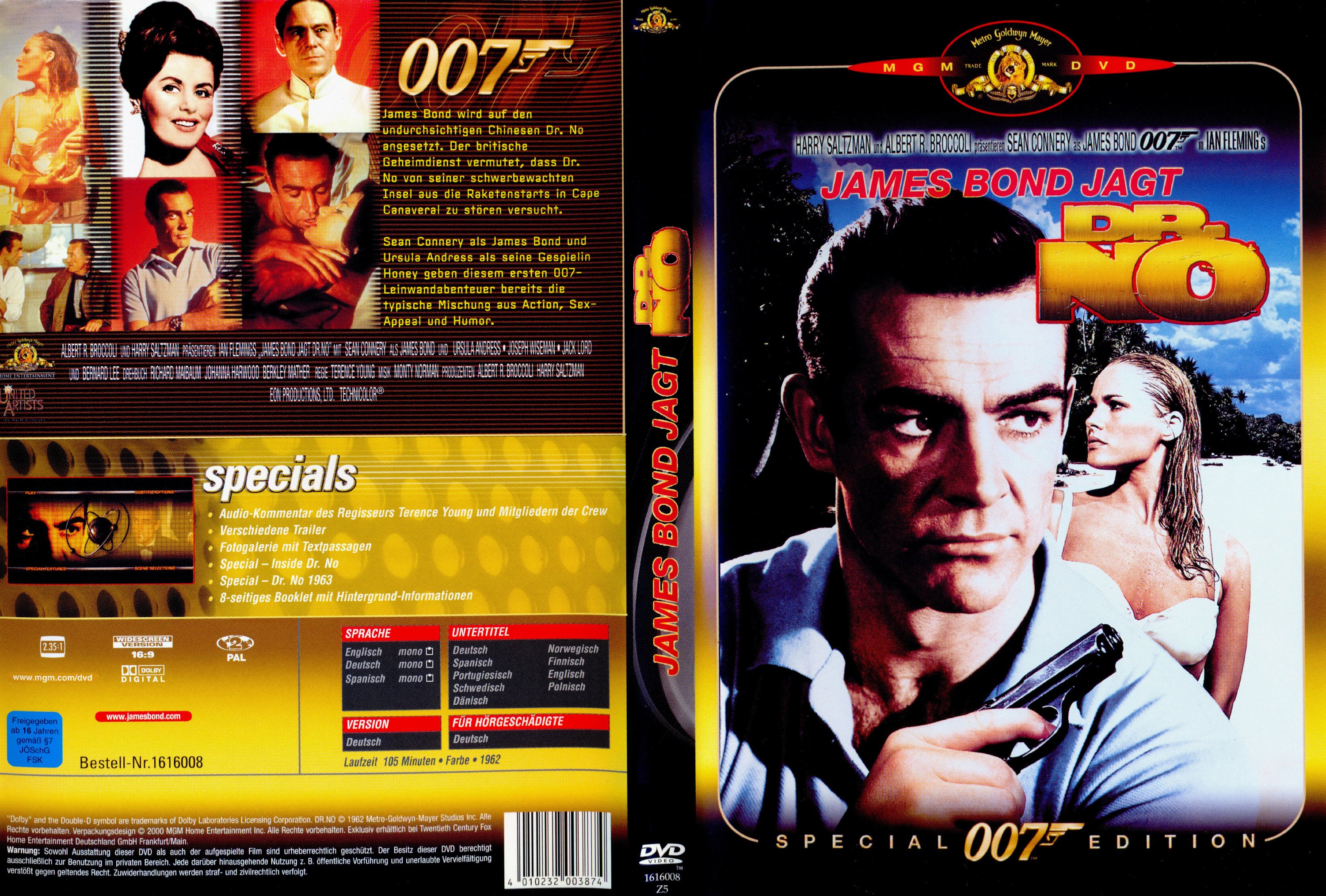 007 James Bond Jagd Dr No | DVD Covers | Cover Century | Over 1.000.000 ...