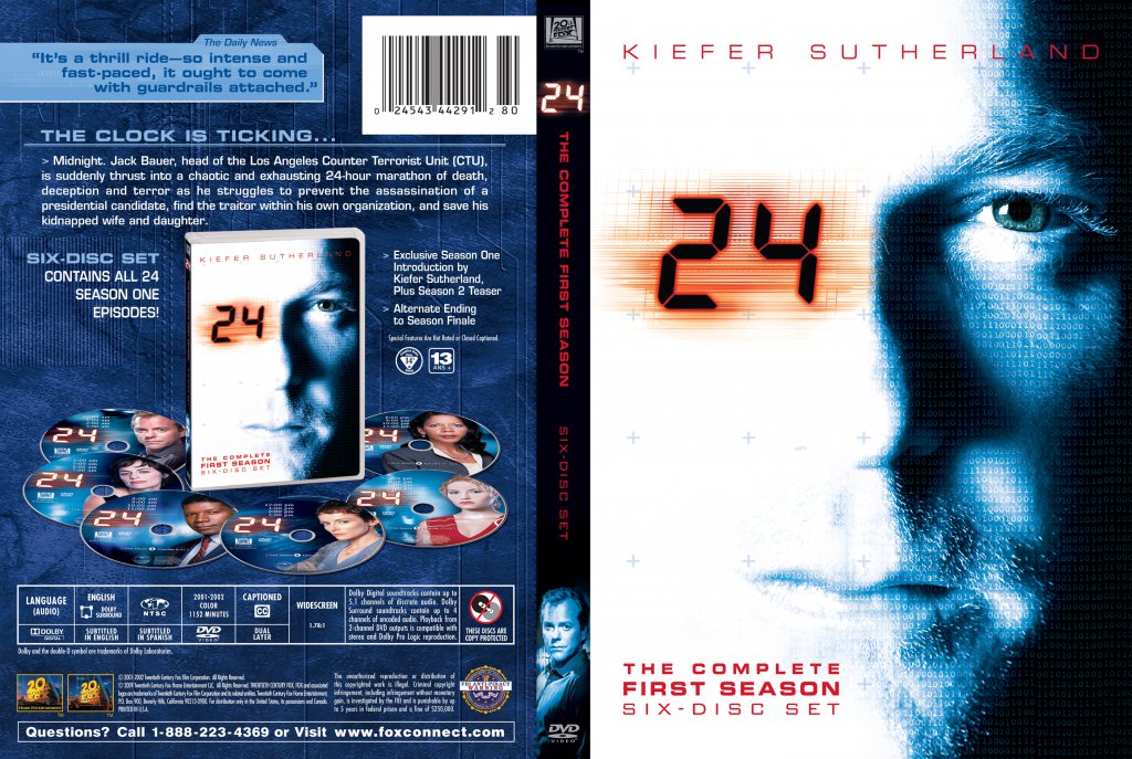 24 Season 1 | DVD Covers | Cover Century | Over 1.000.000 Album Art ...