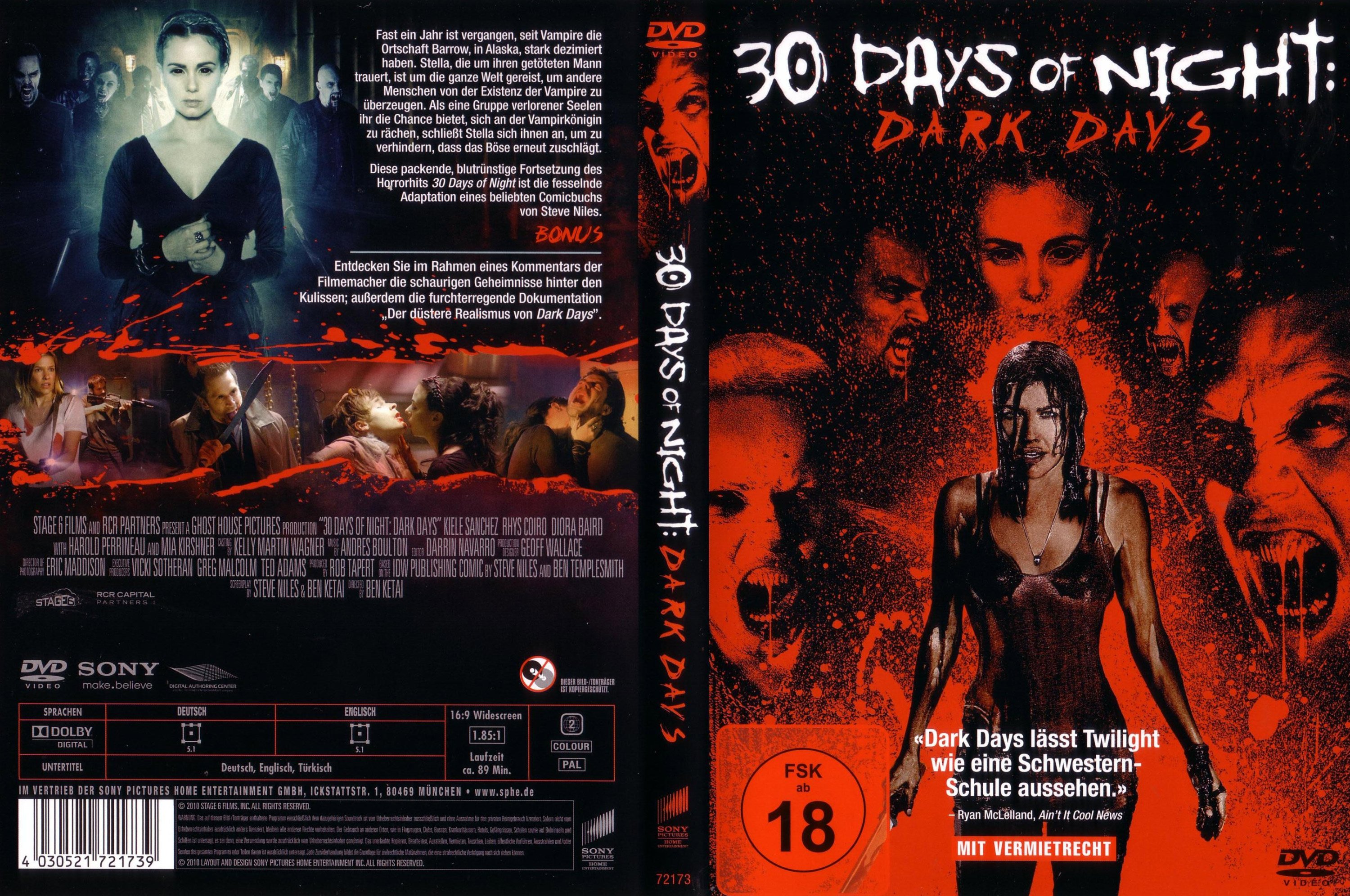 30 Days of Night 2 Dark Days | DVD Covers | Cover Century | Over 1.000. ...