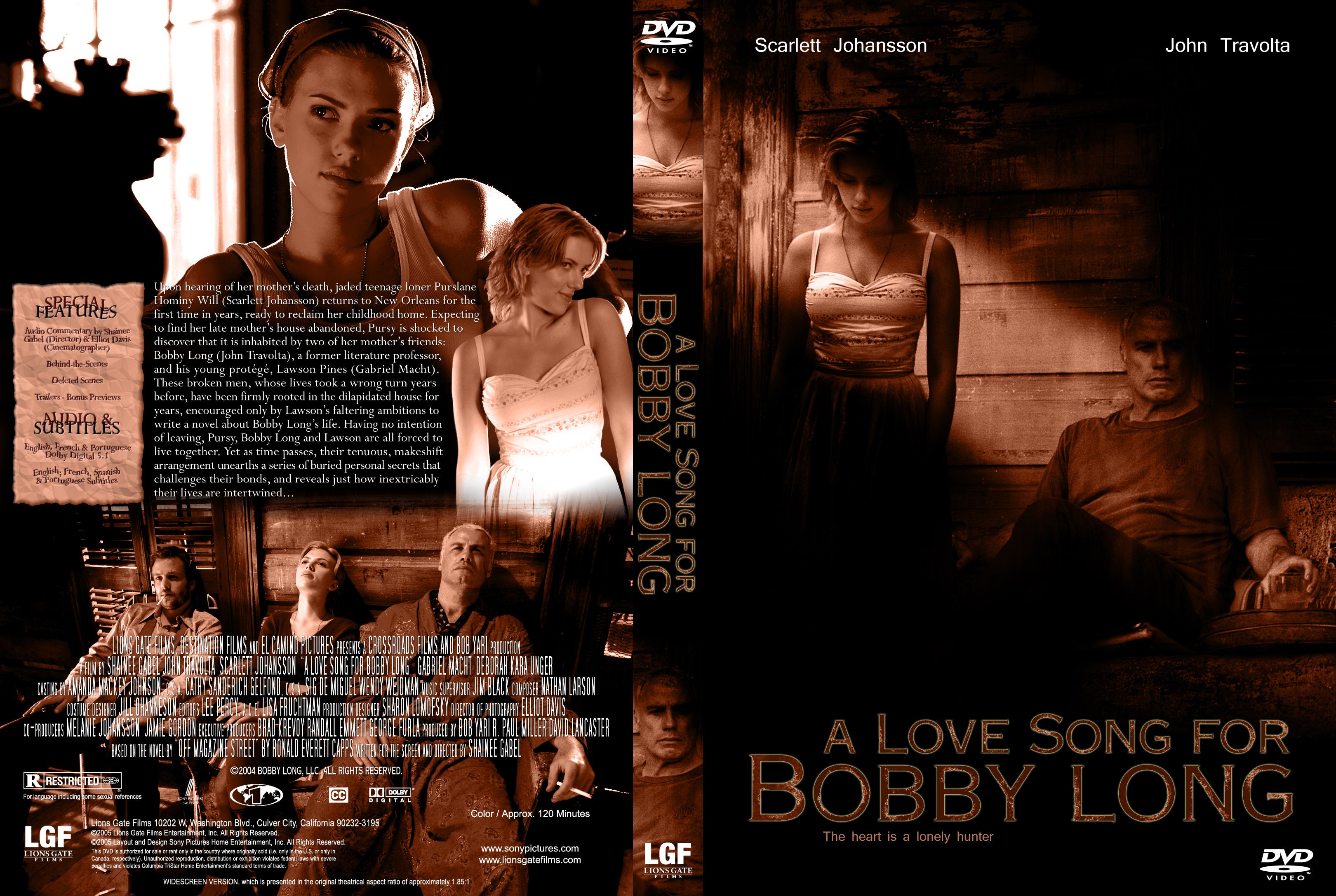 A Love Song For Bobby Long DVD US CUSTOM1 | DVD Covers | Cover Century ...