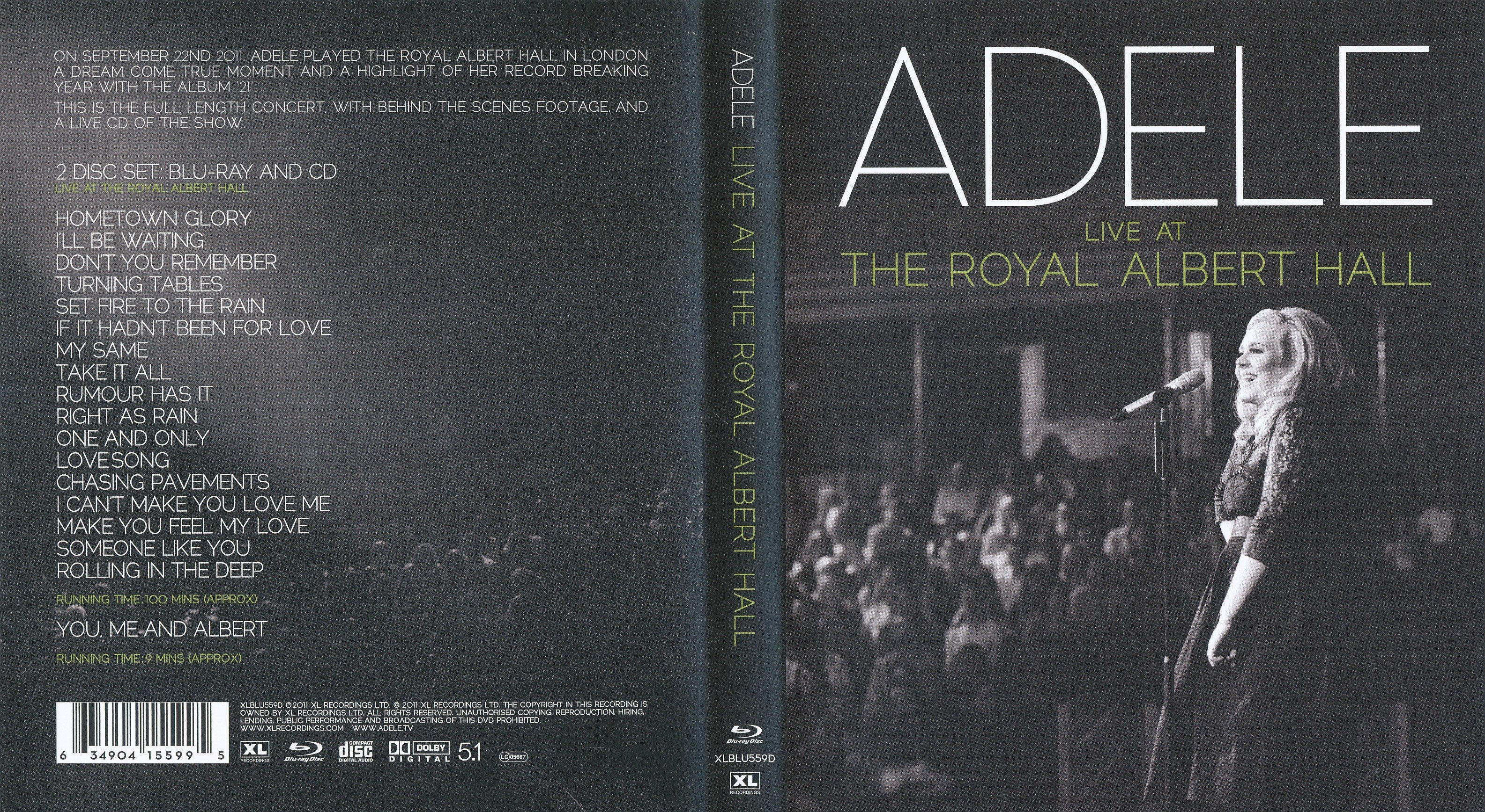 Adele Live At The Royal Albert Hall 2011 2 | DVD Covers | Cover Century ...