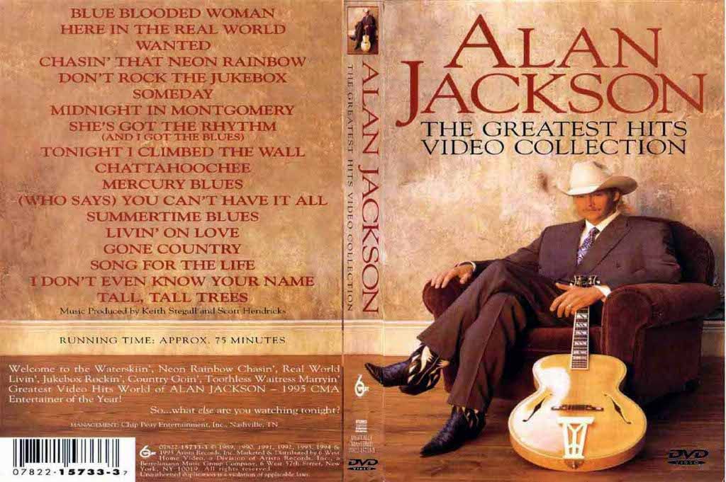Alan Jackson The Greatest Hits Video Collection DVD US | DVD Covers ...