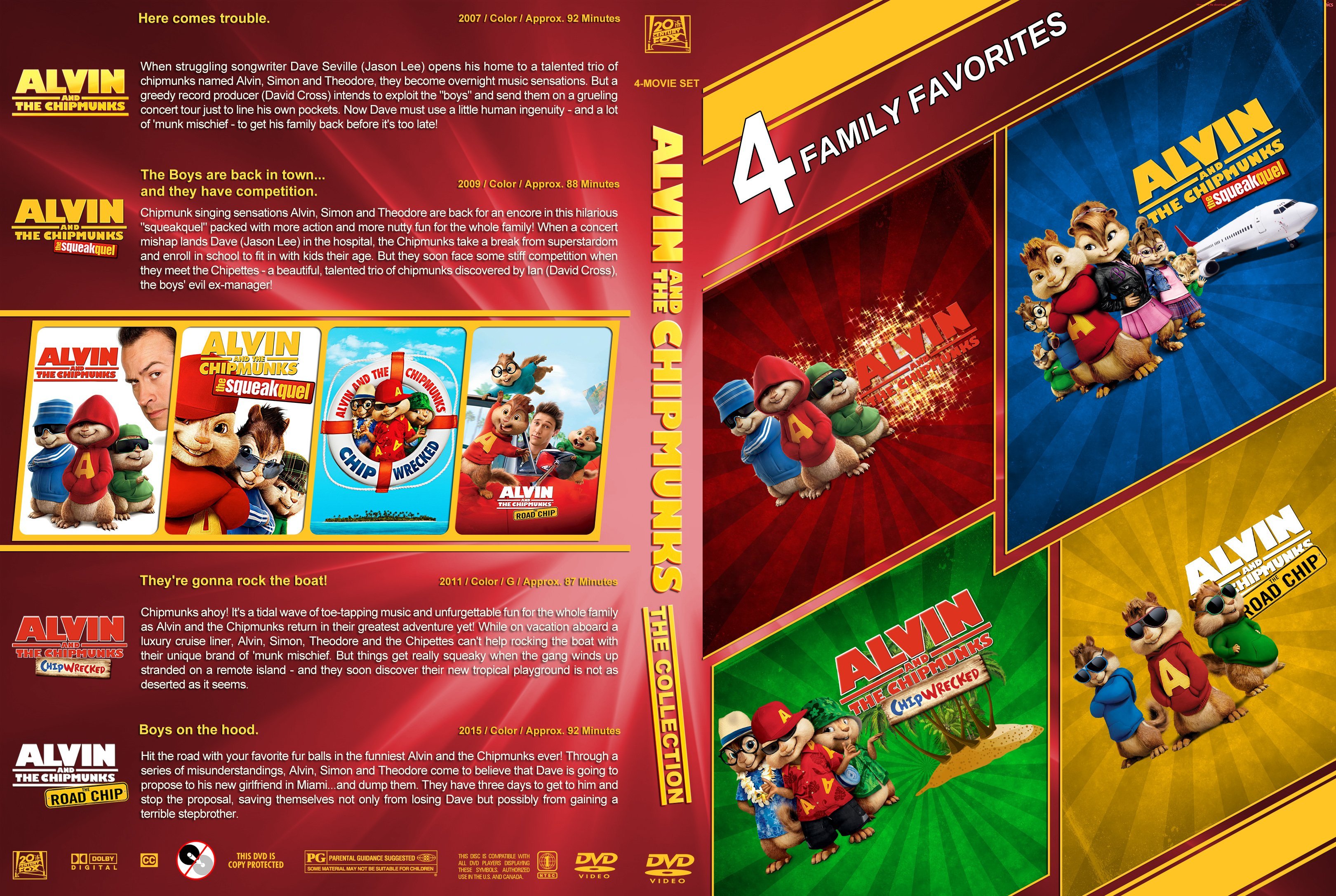 Alvin and the Chipmunks The Collection 2007 R1 Covers | DVD Covers ...