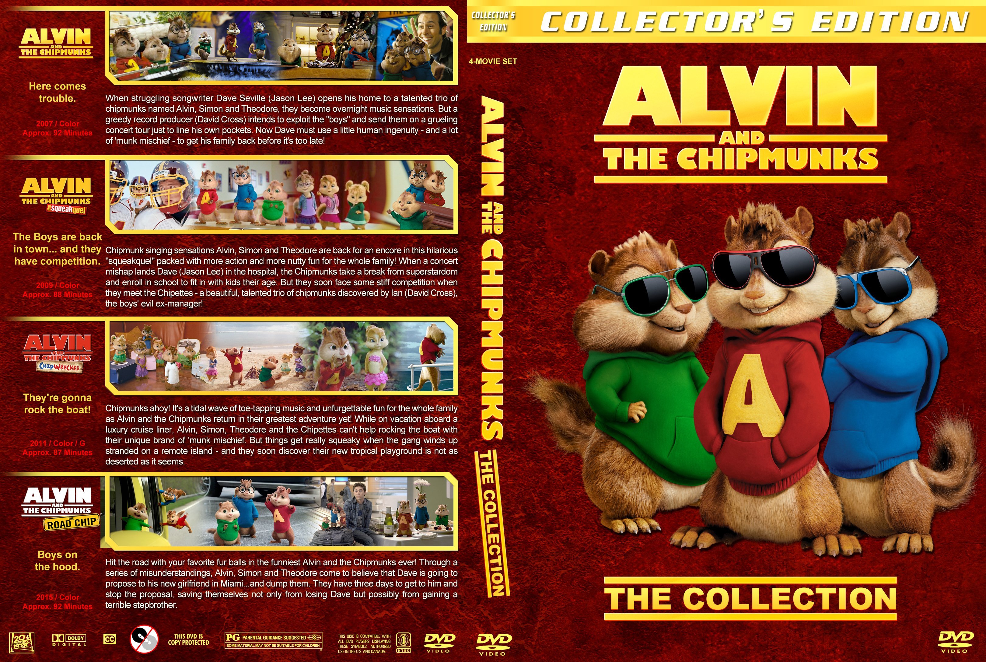 Alvin and the Chipmunks The Collection 2007 R1 Covers 2 | DVD Covers ...