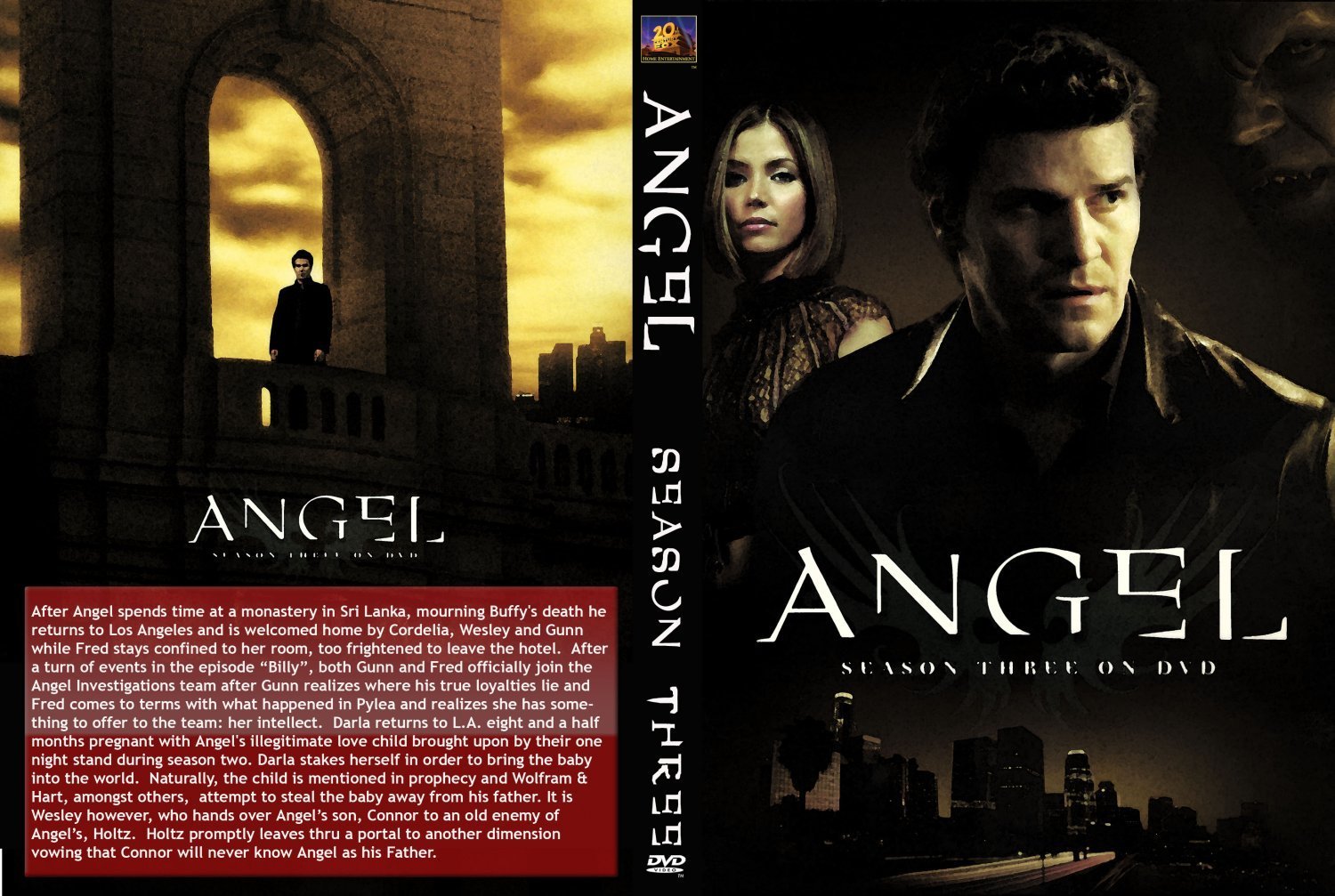 Angel Season 1 2 3 4 5 Front SLIM s 2 | DVD Covers | Cover Century ...