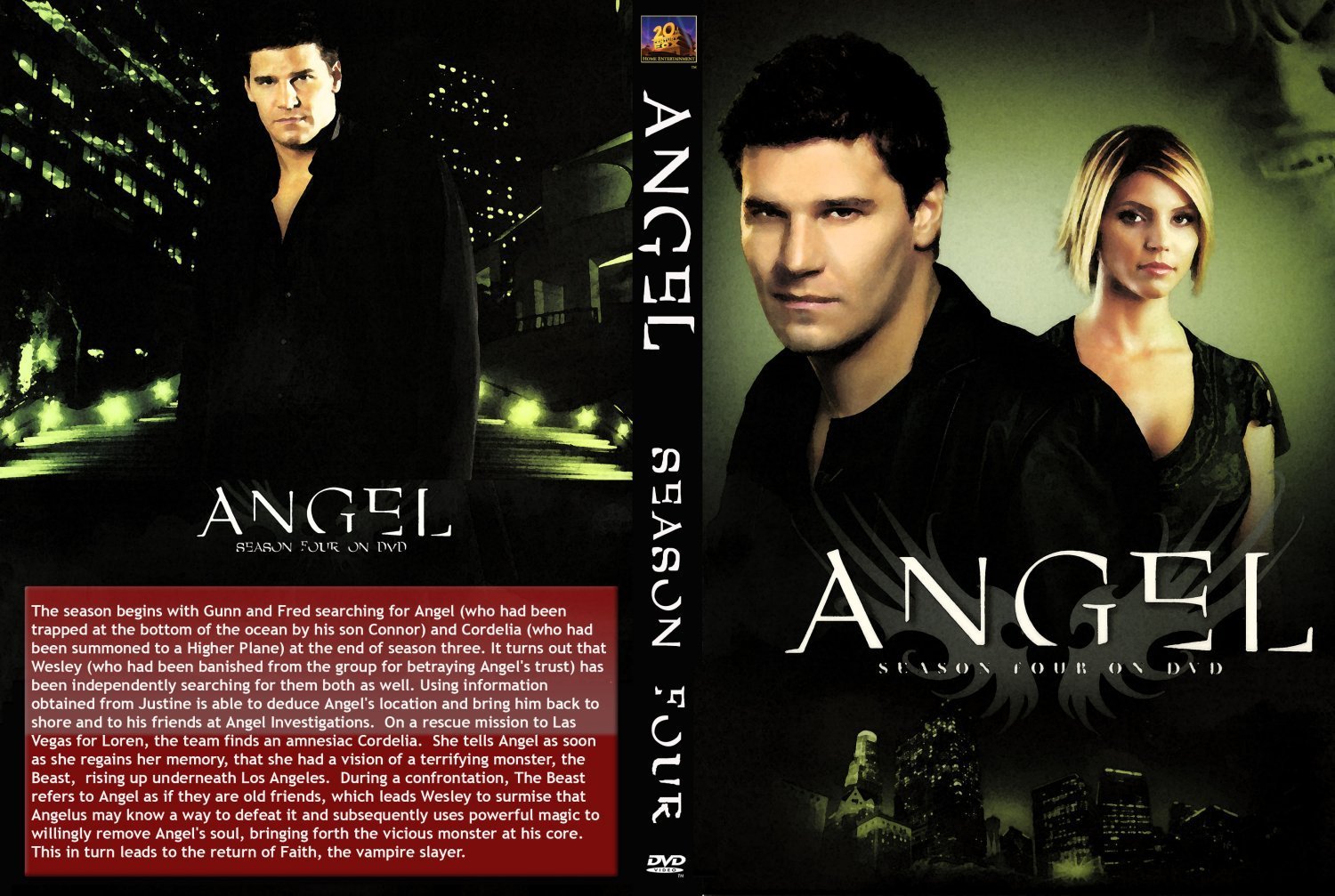 Angel Season 1 2 3 4 5 Front SLIM s 3 | DVD Covers | Cover Century ...